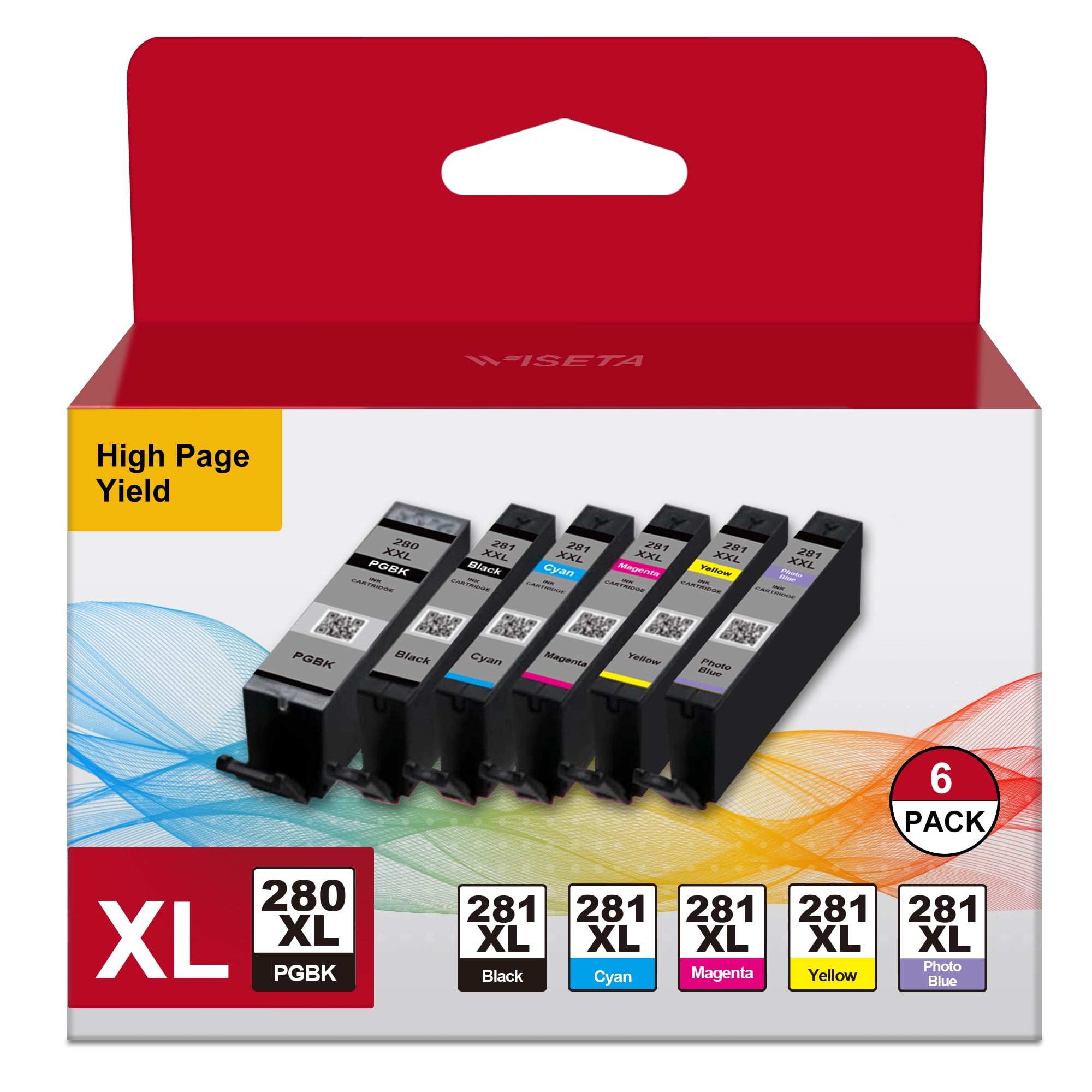 PGI-280XXL CLI-281XXL Compatible Ink Cartridge Replacement for Canon ...