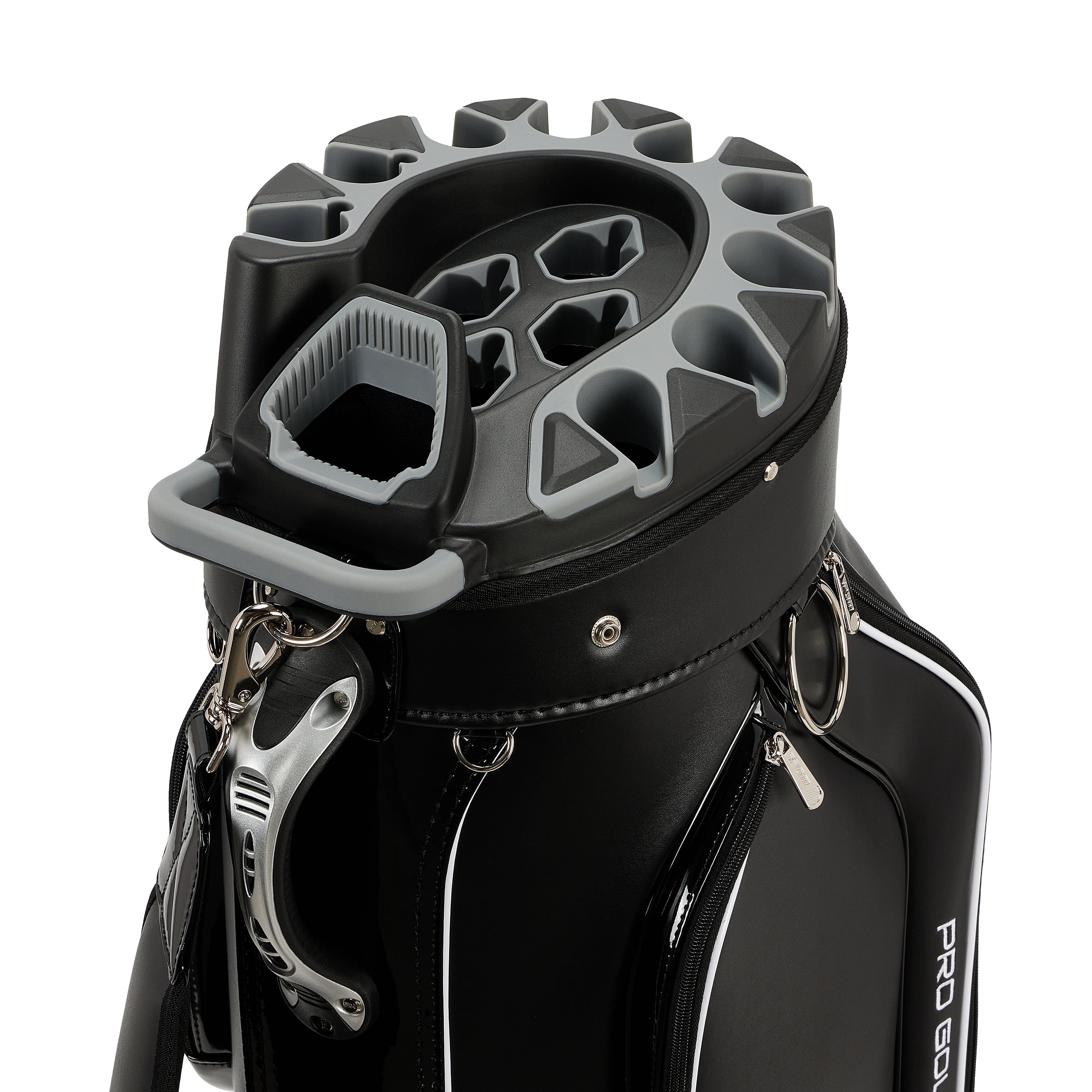 PGM Golf Cart Bag 14 Way Organizer Divider Silent Top Waterproof Bag ...