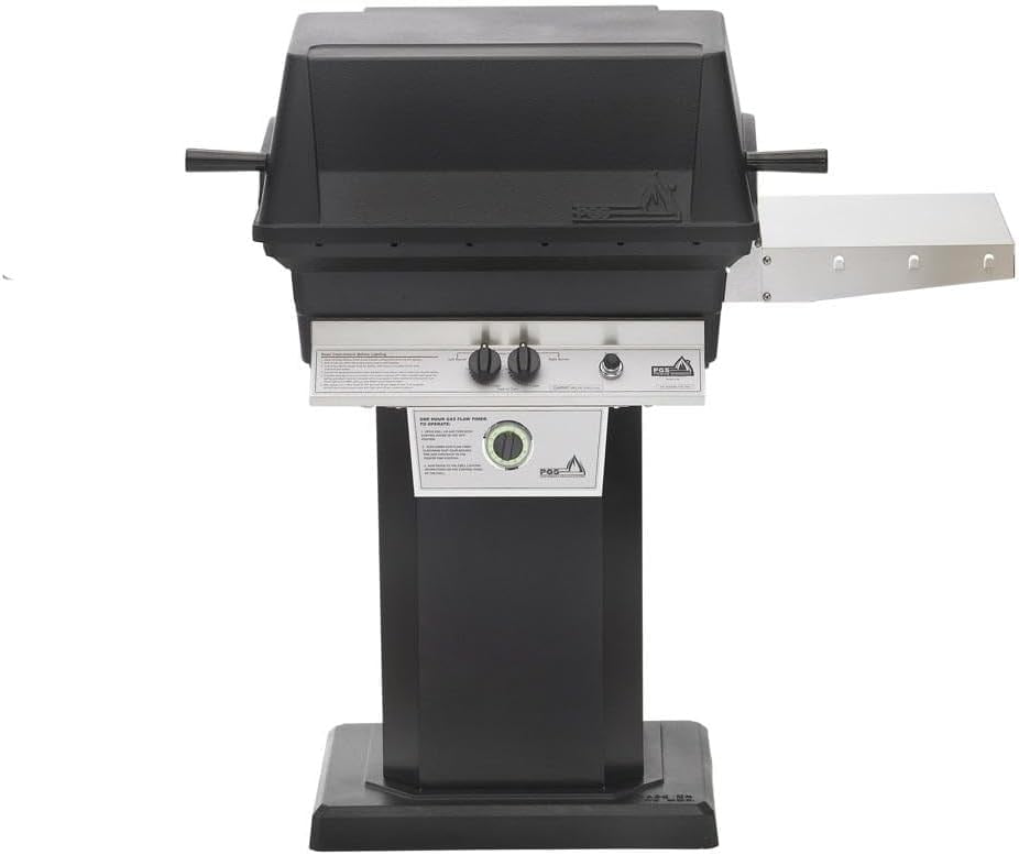 PGS TSeries T30LP Propane Gas Grill on Aluminum Pedestal & Black Stationary Base - Walmart.com