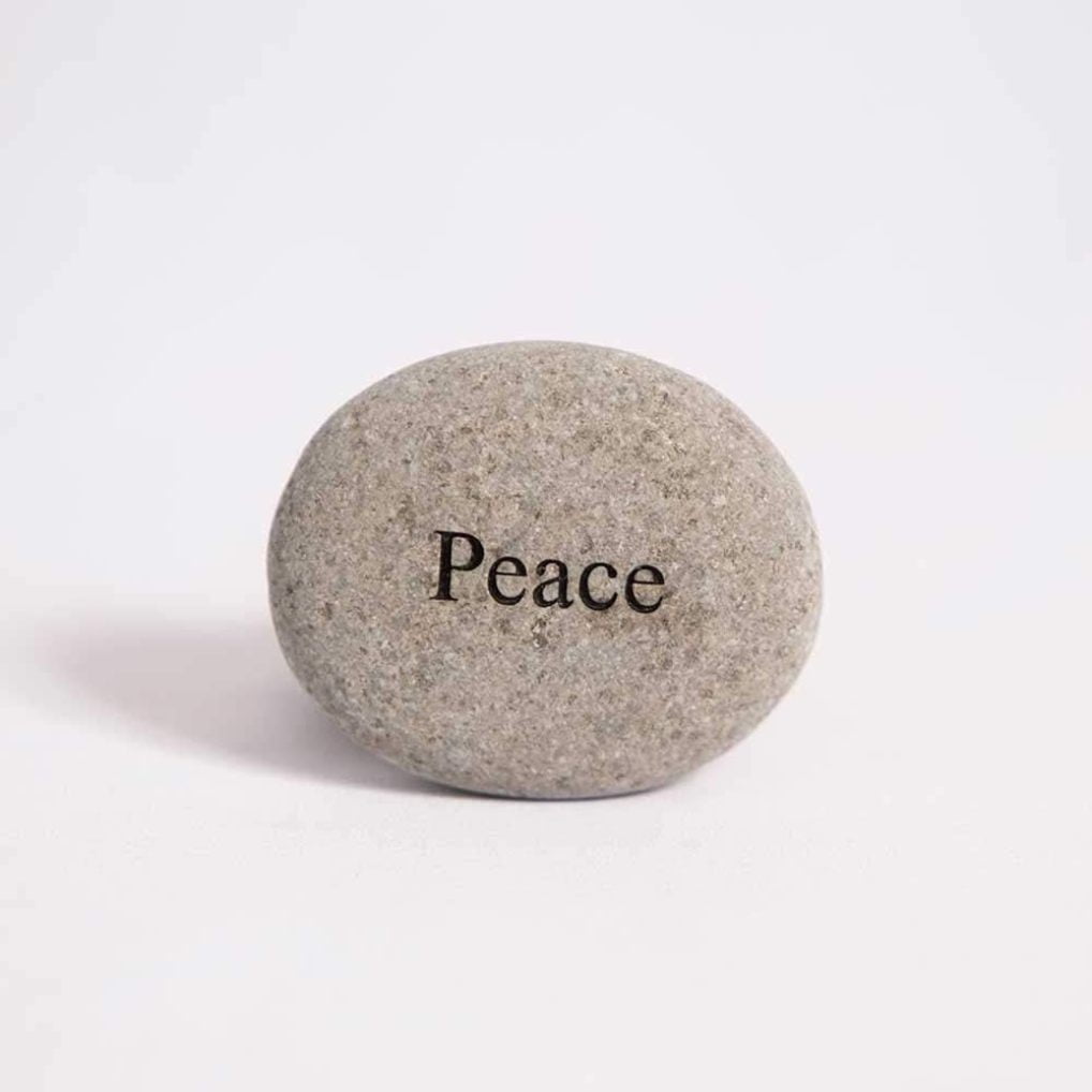 PGSP Pebble Engraved Stone Inspirational Sandblast, Assorted Color ...
