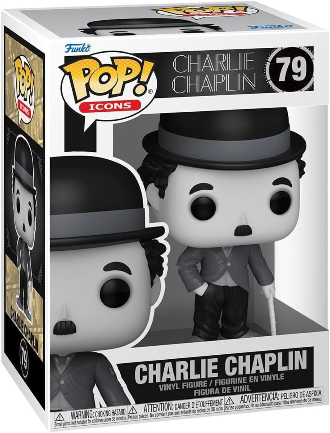 PGSP Pop Icons: Charlie Chaplin - Collectable Vinyl Figure - Gift Idea ...