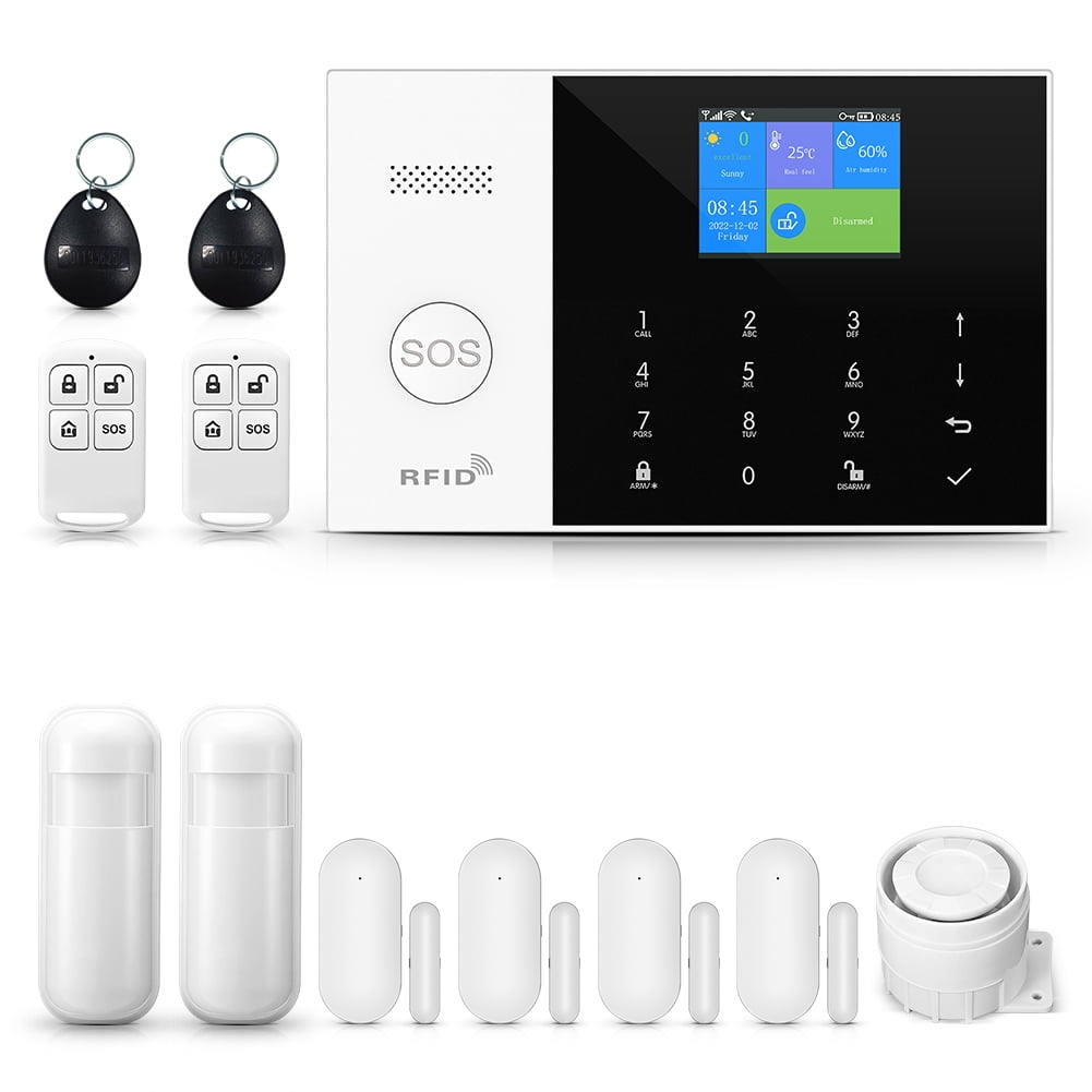 PGST GSM and WIFI Wireless Alarm System for Home Security DIY Smart ...