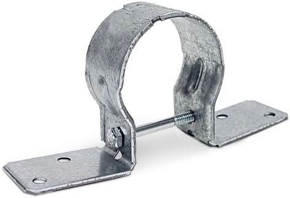 PGT 12-Gauge ZMAX Galvanized Pipe Grip Tie for 1-1/2 in. Pipe (Pack of ...