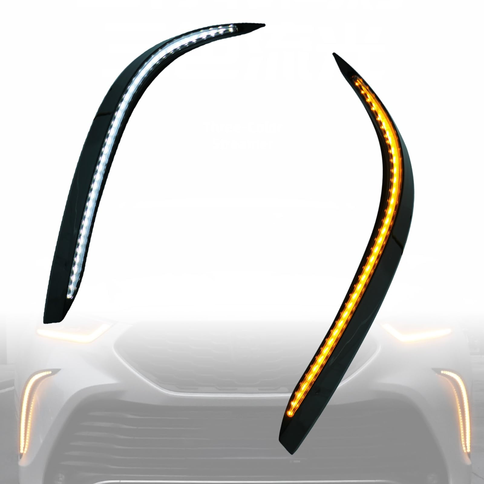 PGTOPONE Switchback White/Amber LED CM31 Front Bumper Fog Daytime ...