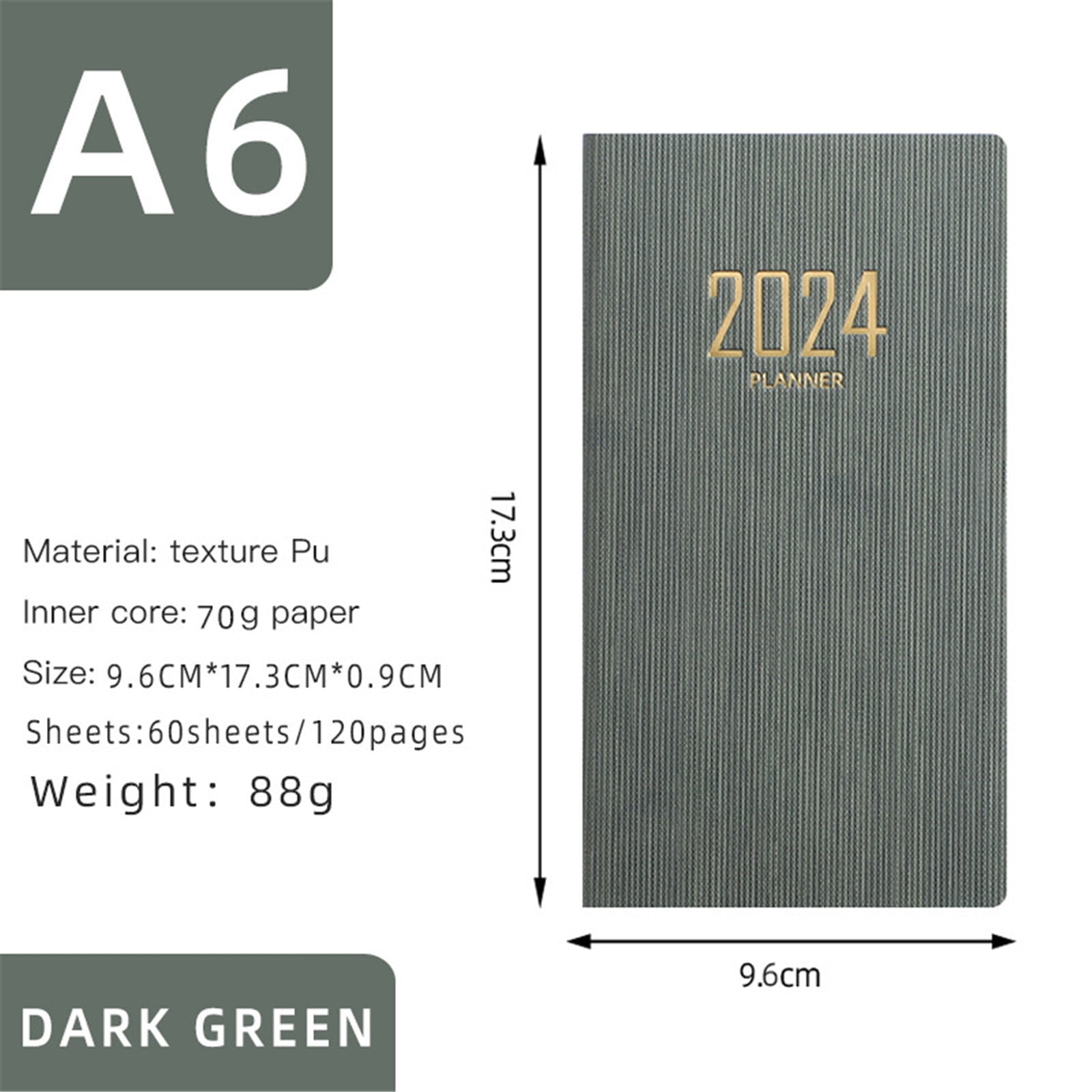 PGYONG 2024 Planner,Schedule Notebook Journaling Notebooks Daily ...