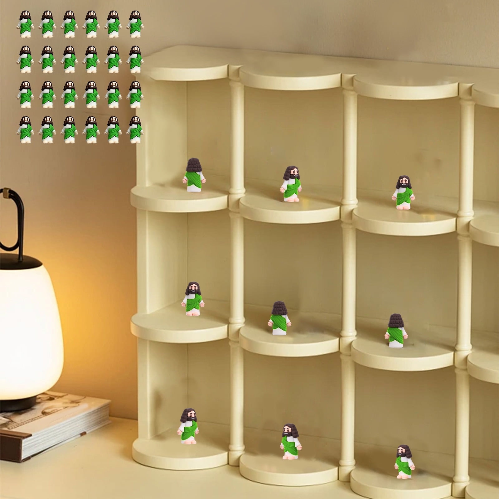 PGYONG 24 Pack Mini Jesus Figurines Bulk Little Jesus Toys Tiny Jesus ...