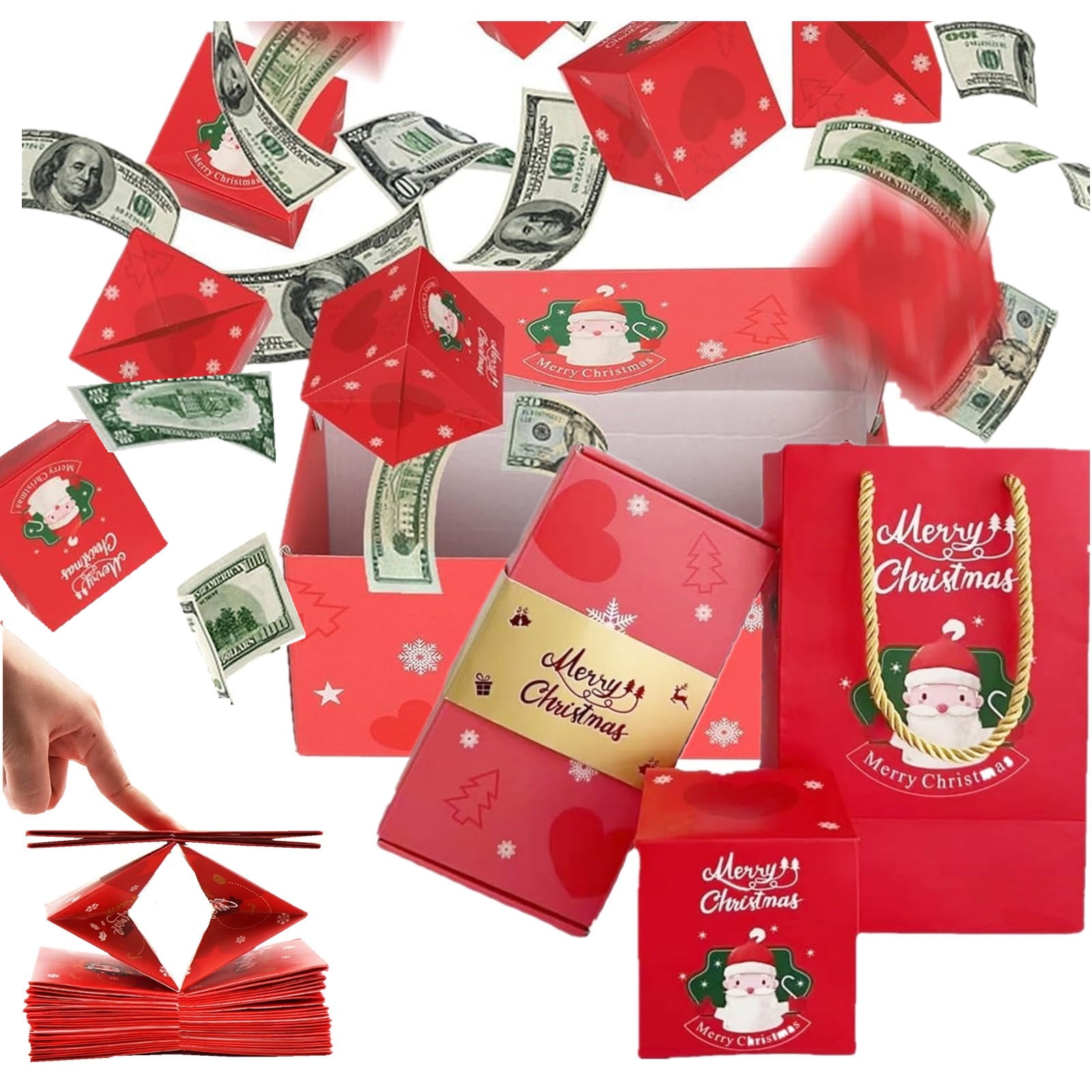 PGYONG Romantic Surprise Gift Box with Bouncing Red Envelope-Creative ...
