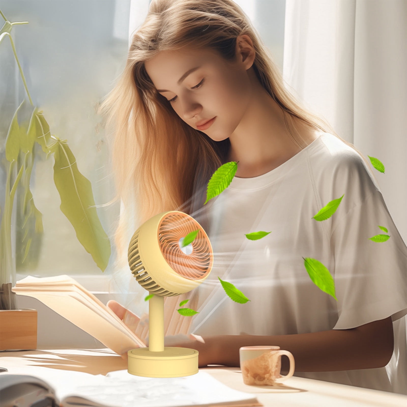 PGYONG Summer Home Portable Usb Charging Fan Office Desk Mute Three ...