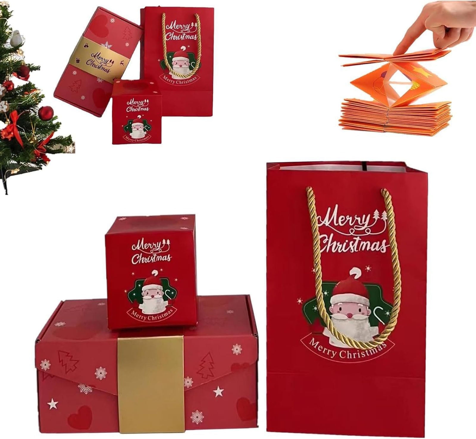 PGYONG Surprise Gift Box Explosion for Money,Unique Folding Bouncing ...