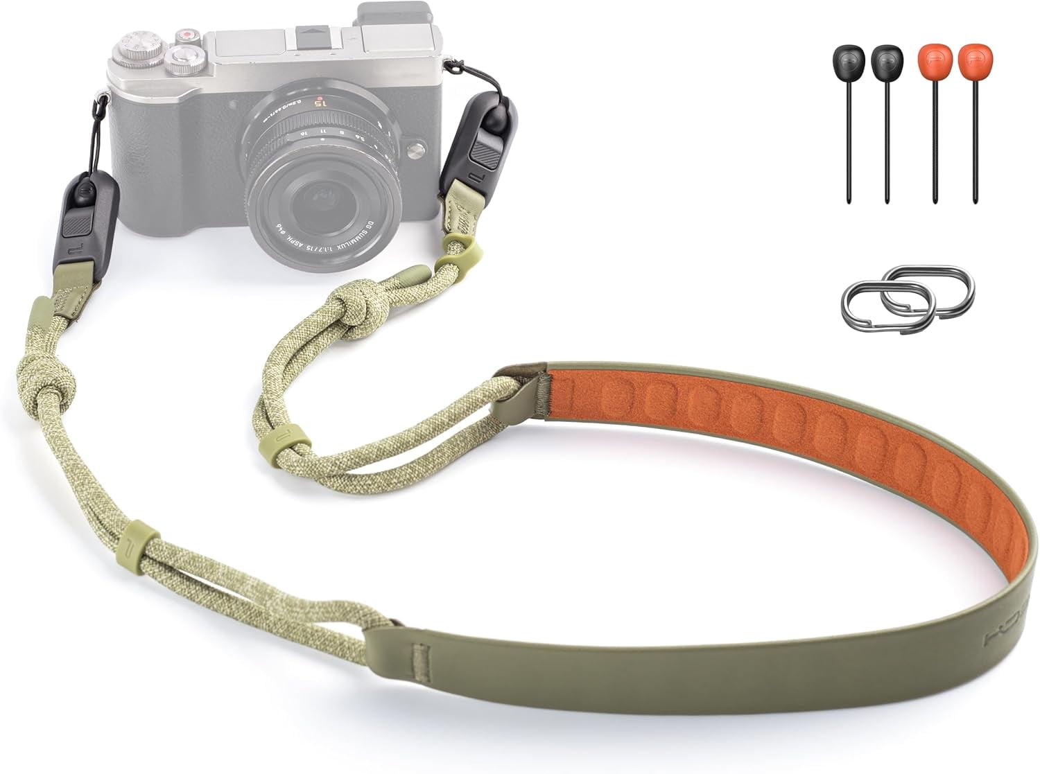 PGYTECH Camera Shoulder Strap Air, Quick Release Leather-like Surface ...