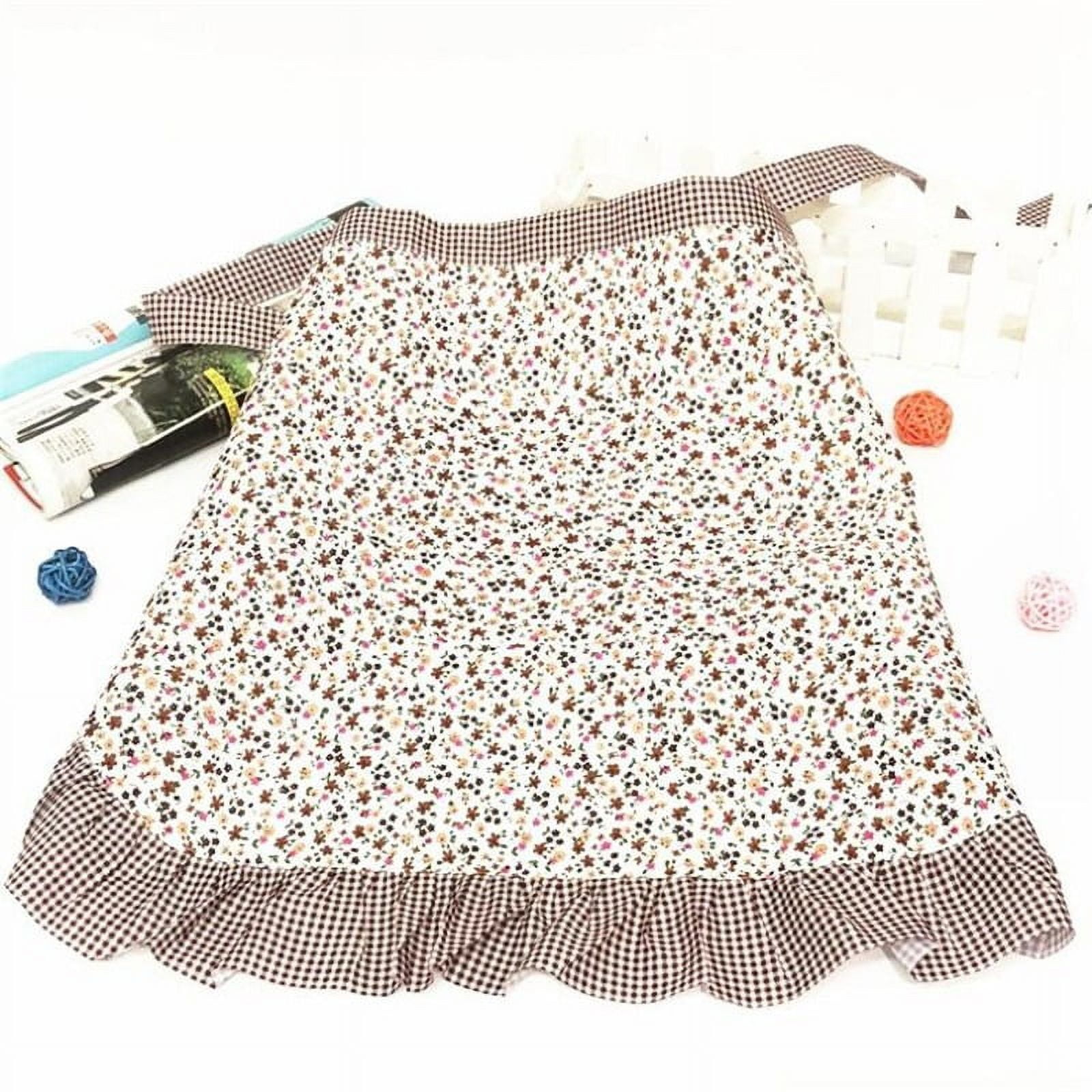 PGYmaoyi, Women's Waist Apron, Floral Lace Half Apron, Adult Kitchen ...