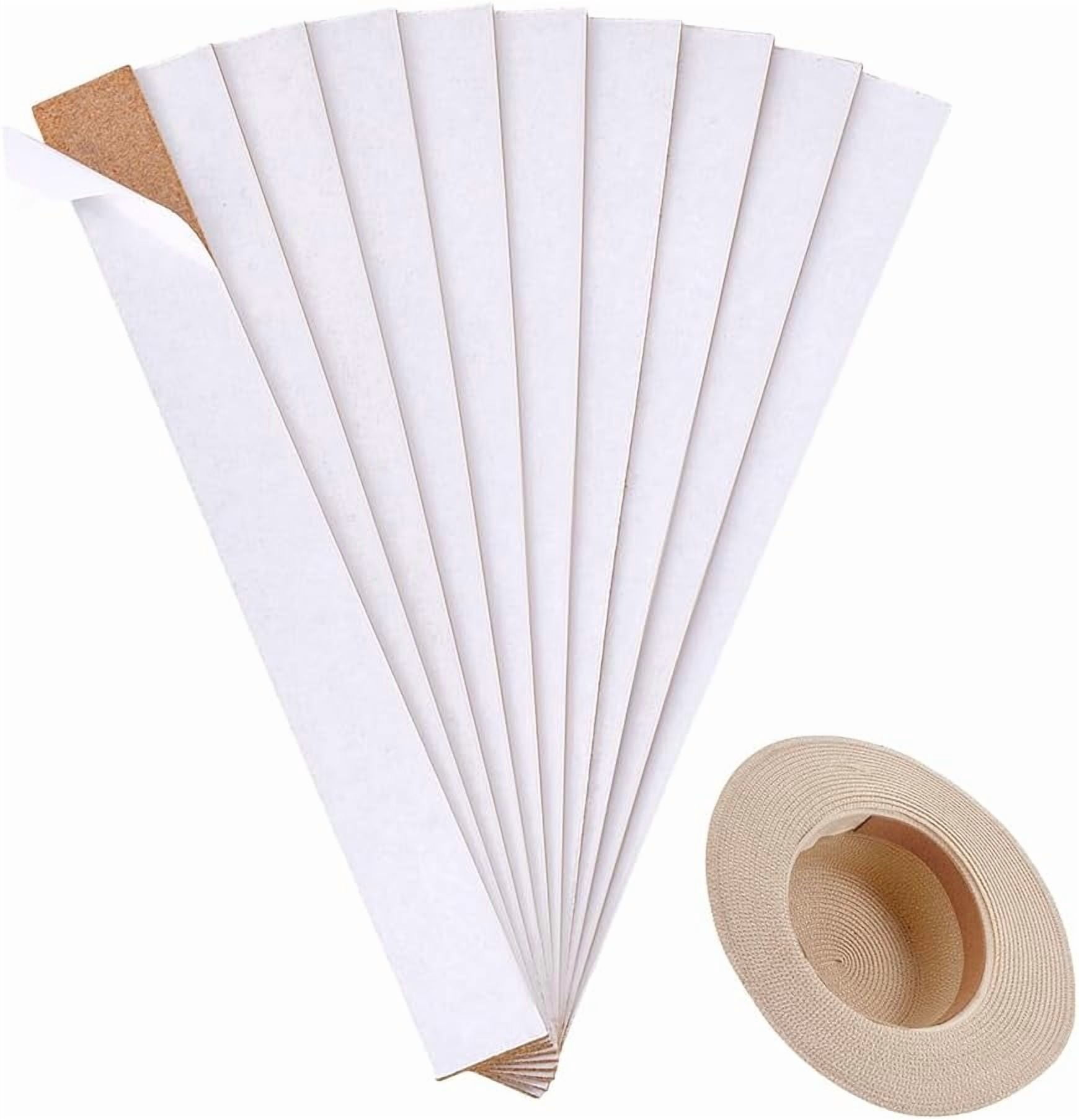 PH 10pcs Hat Size Reducer 9.8 x 1 Inch Self Adhesive Cork Sheet for ...