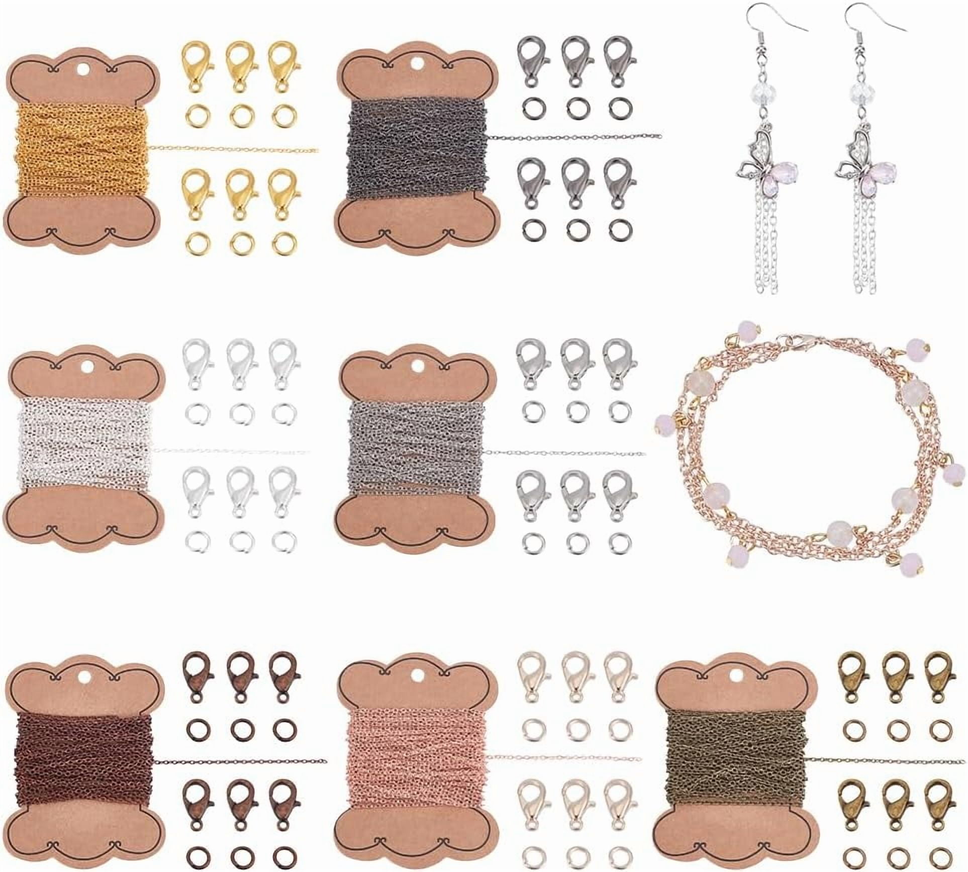 PH 115 Feet Chains for Jewelry Making 7 Colors Cable Link Chain Twist ...