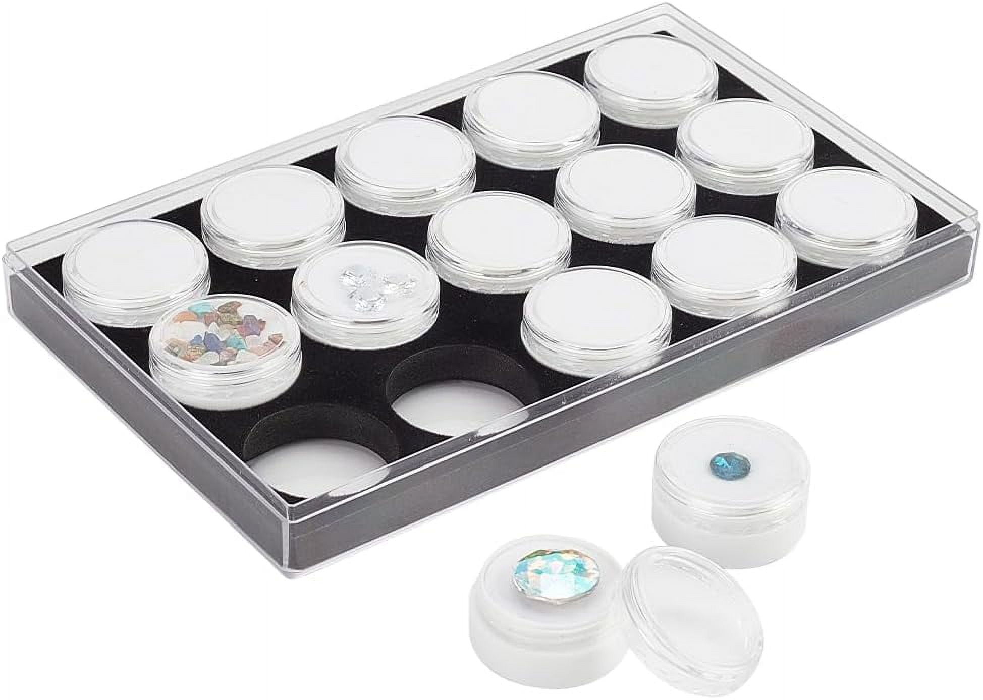 PH 15pcs Diamond Storage Box Mini Gem Display Case Gemstone Container ...