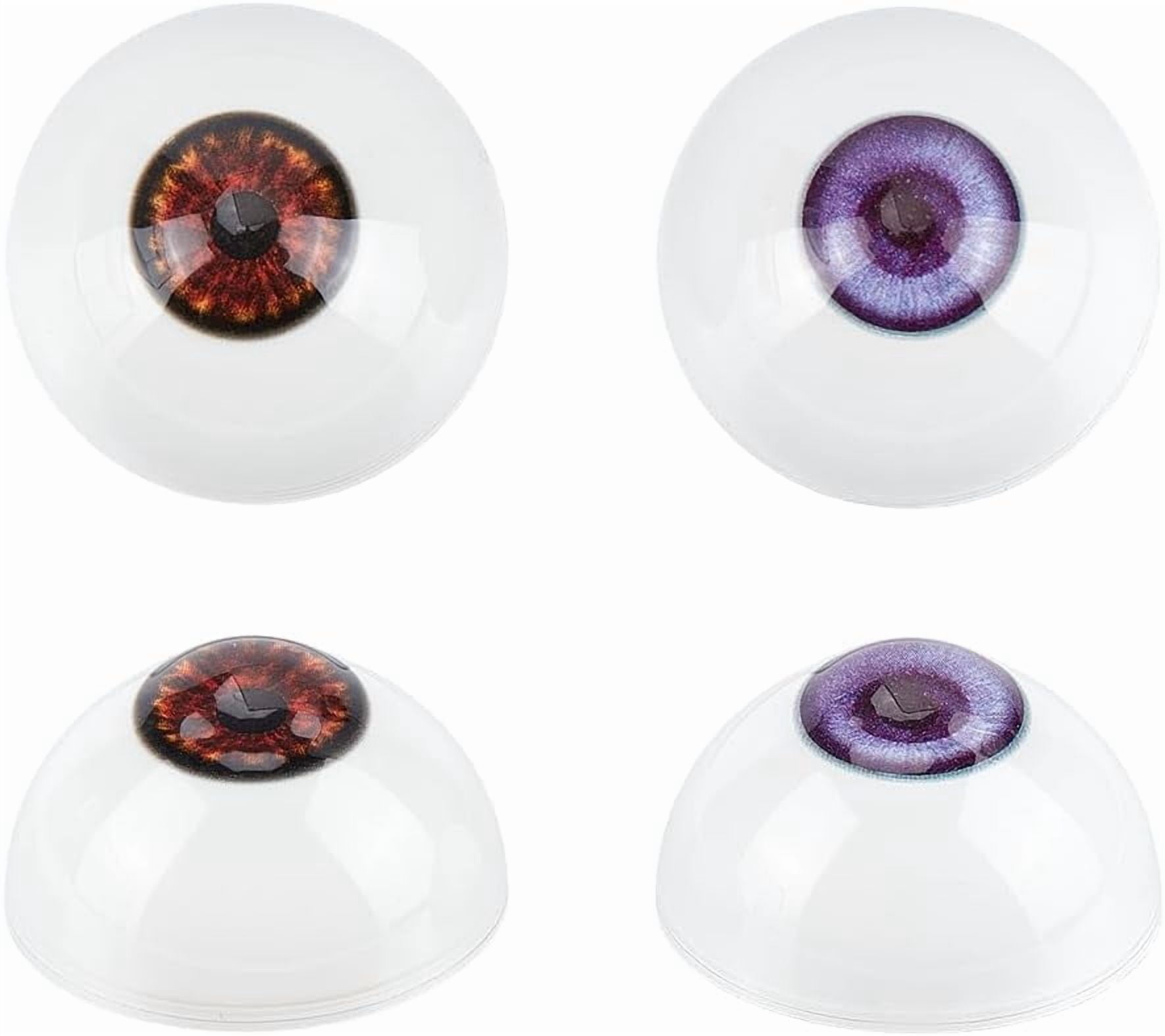 PH 2 Paris Realistic Eyes Big Eyeballs 32mm Human Eye Half Round ...