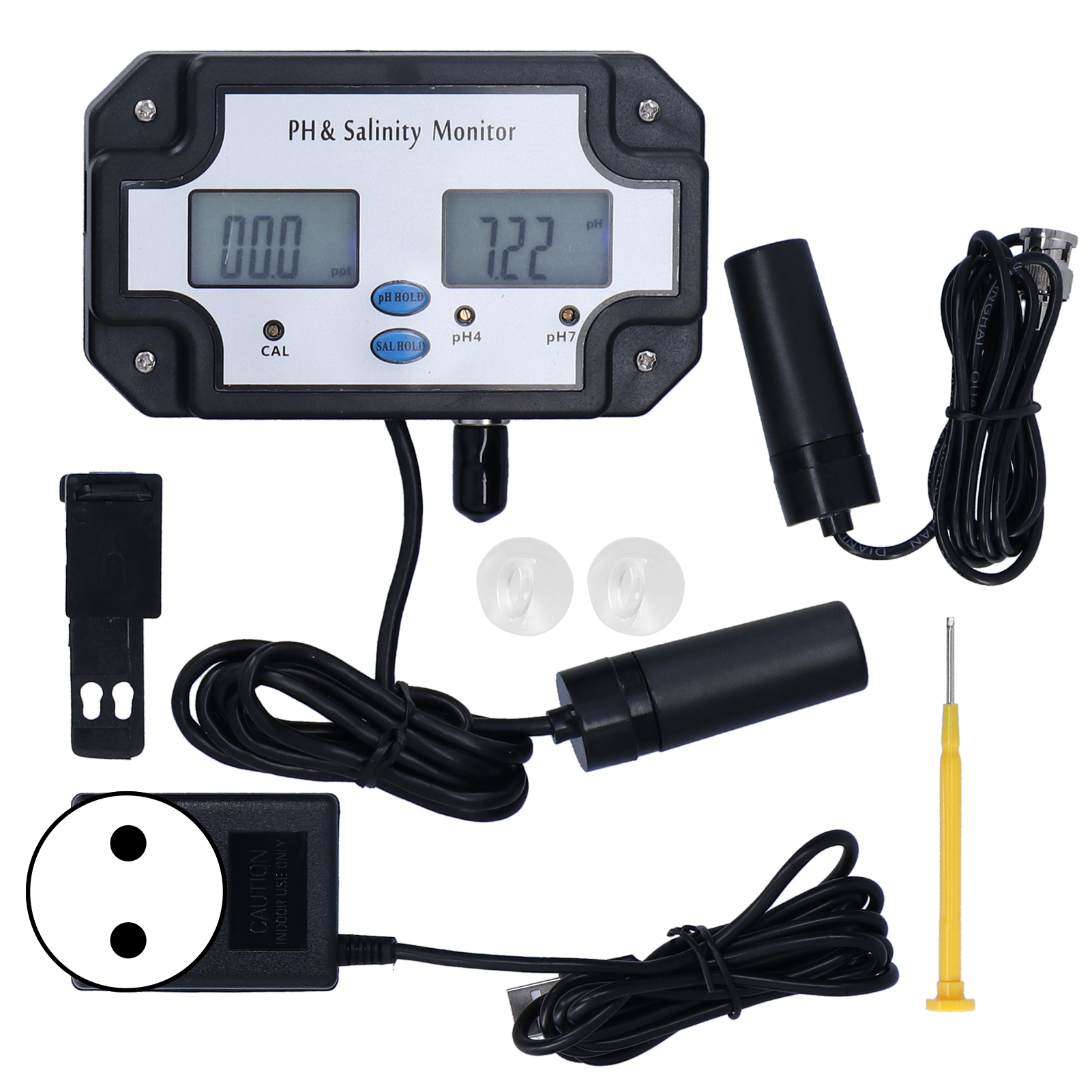 PH?2685 DC 6V Mini Water Quality Tester Professional High Accuracy ATC ...