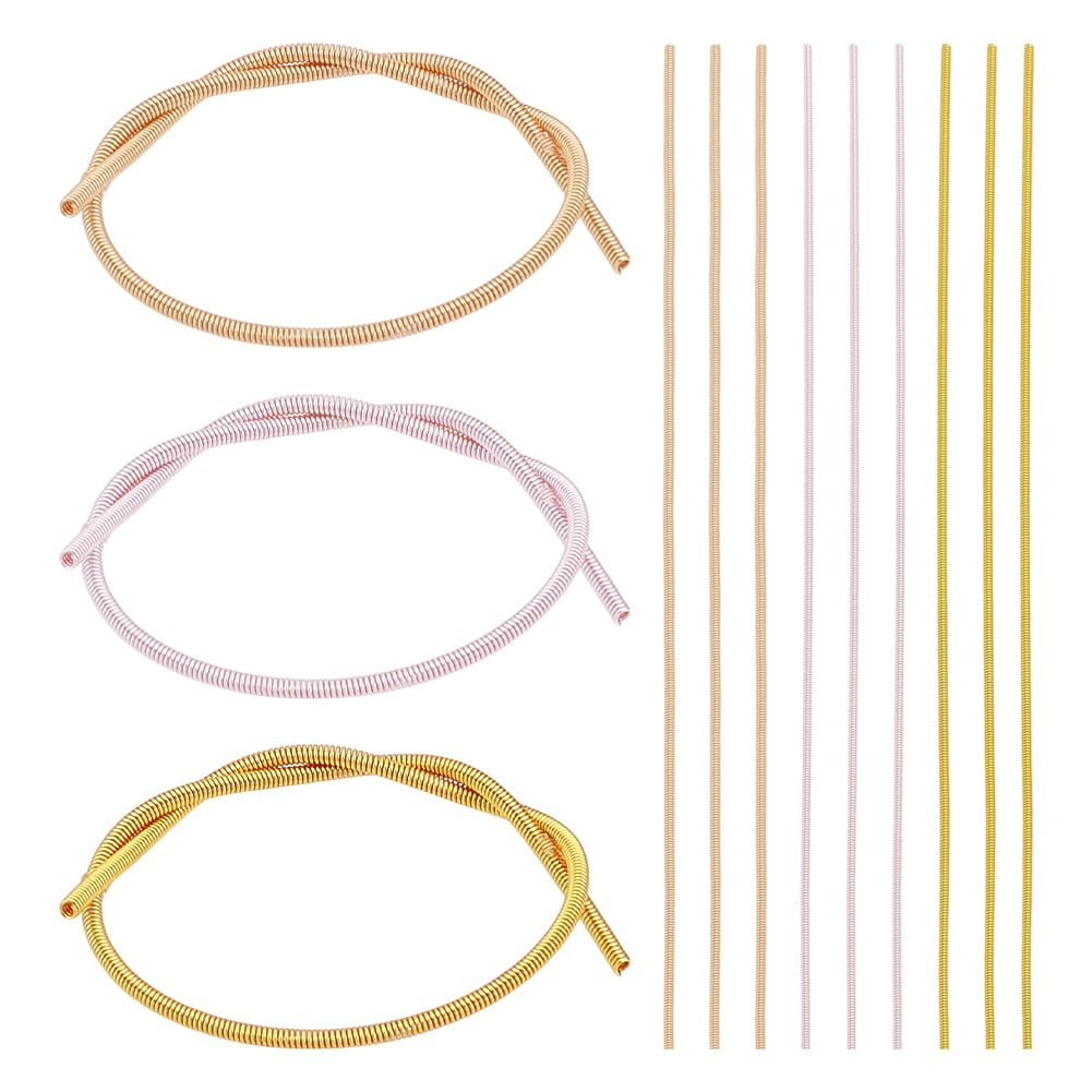 PH 3 Colors French Brass Wire 1.6mm Spiral Wire Gimp Dabka Purl for ...