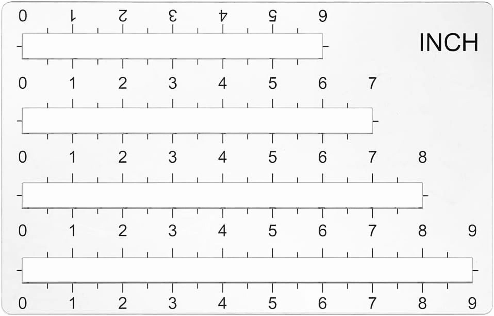 PH 4 Sizes Zipper Pocket Template for 6/7/8/9 inch Acrylic Zipper ...