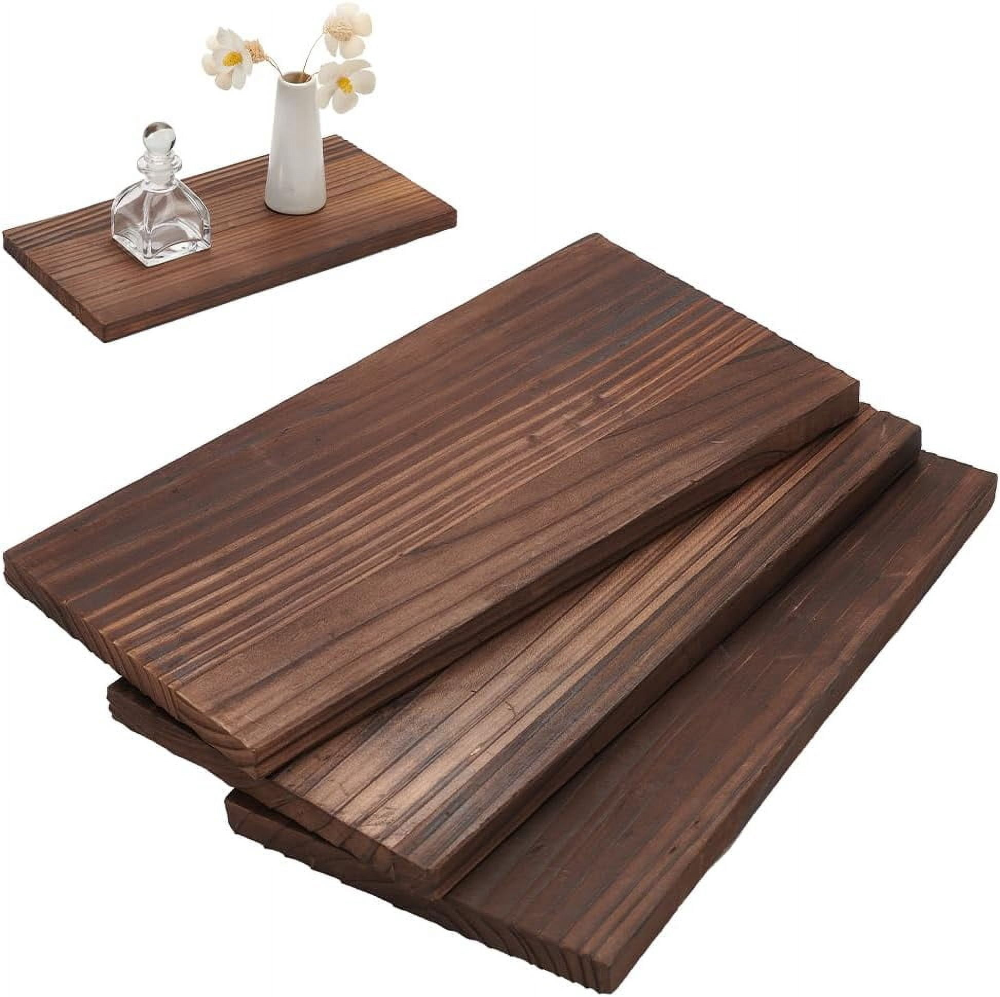 PH 4pcs 0.5 Inch Thick Wood Planks 11.3x5.7 Inch Rectangles Wood Sign ...