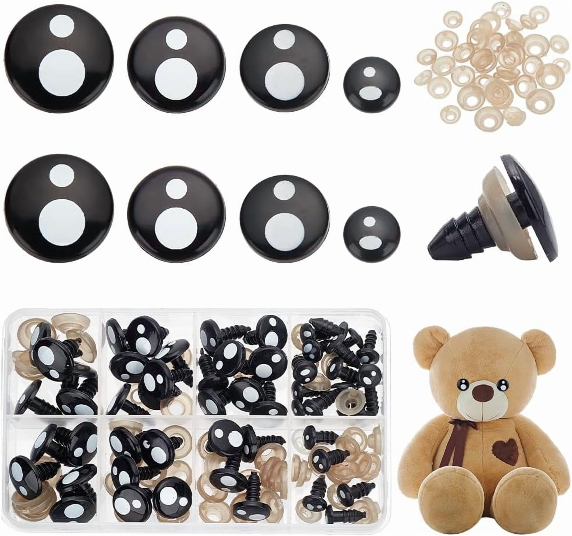 PH 54 Sets Safety Eyes for Crochet Craft Eyes Amigurumi Safety Eyes ...