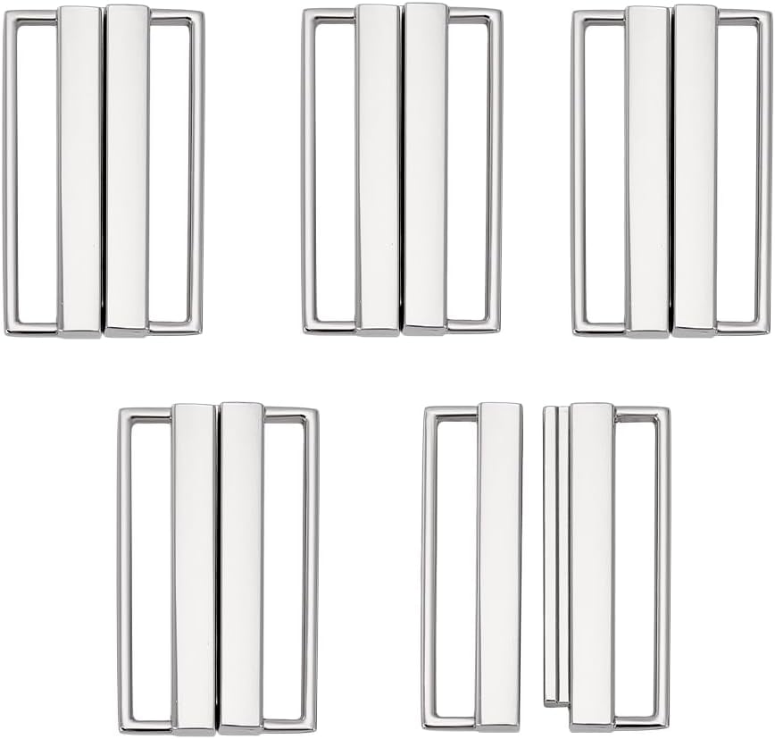 PH 5pcs 45mm Bra Clasp Front Closing Bikini Clasps Bra Hooks Swinsuit ...