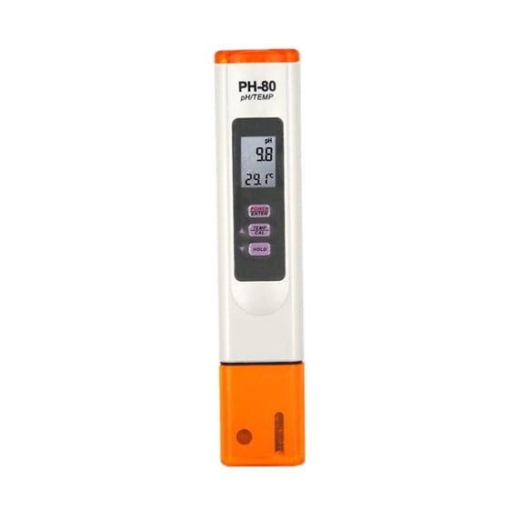 PH-80 PH Meter 2 in 1 ATC Digital Water Quality Tester PH Temp Detector ...