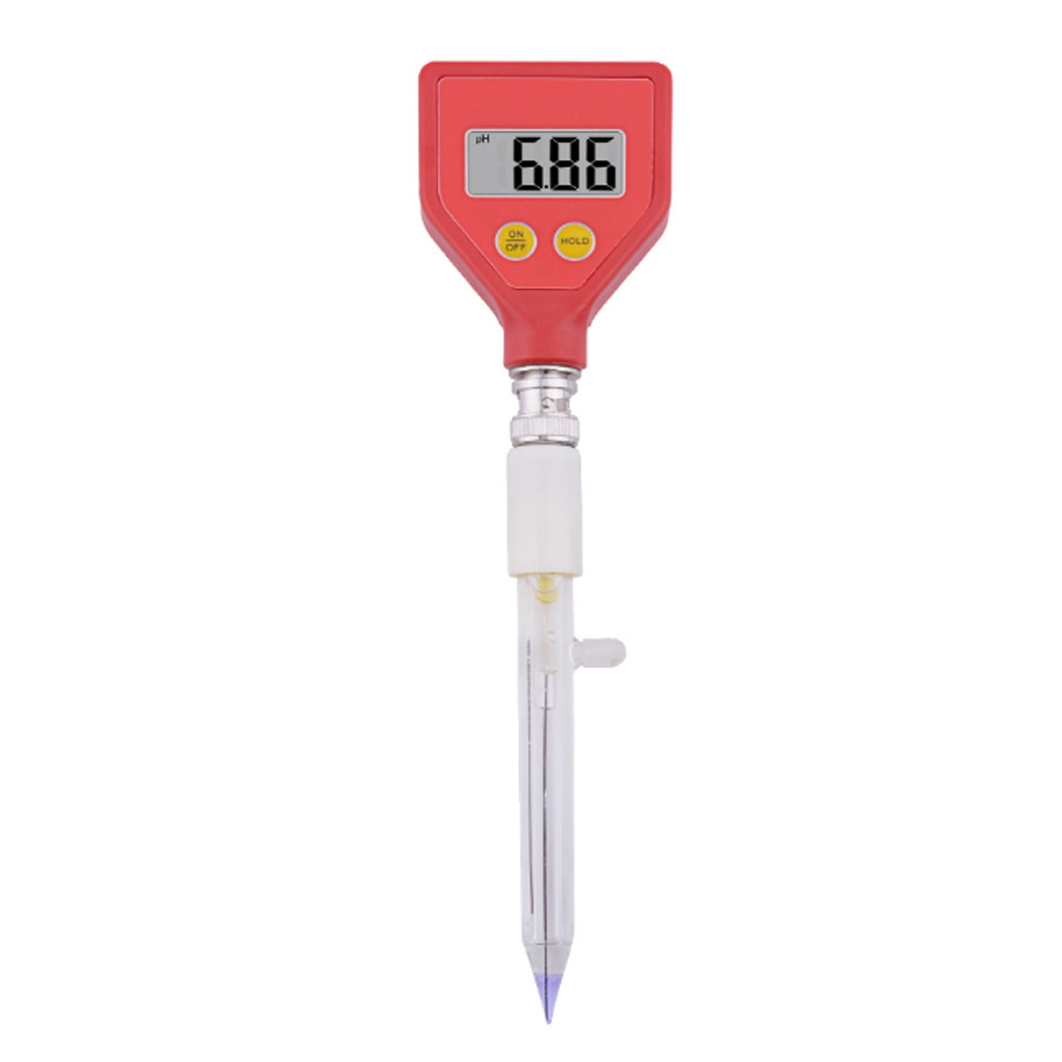 PH-98108 PH Meter Sharp Glass Electrode For Water Food Cheese Milk Soil ...