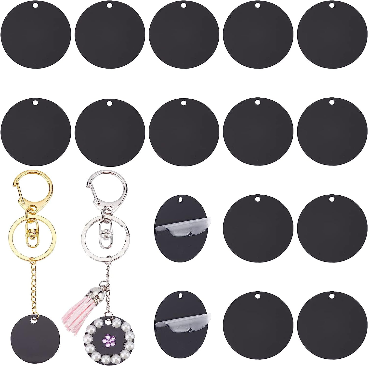 PH Acrylic Blanks Ornament Blanks Rectangle Keychain Blanks for ...