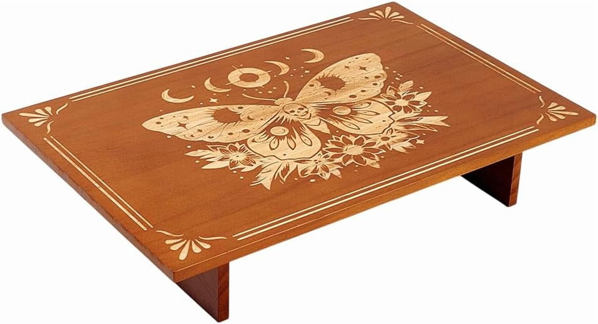 PH Butterfly Phases Table 12 x 7.8 inch Wooden Meditation Table Wood ...