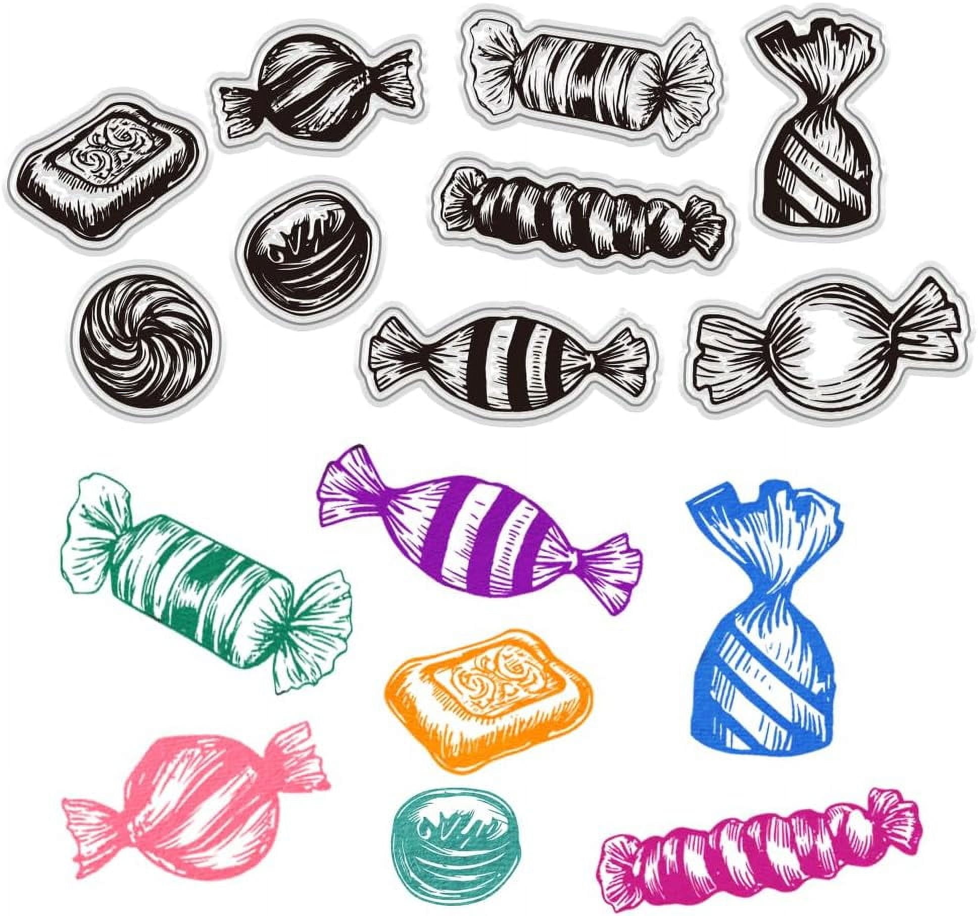 PH Candy Clear Stamps Retro Candy Illustration Transparent Stamp ...