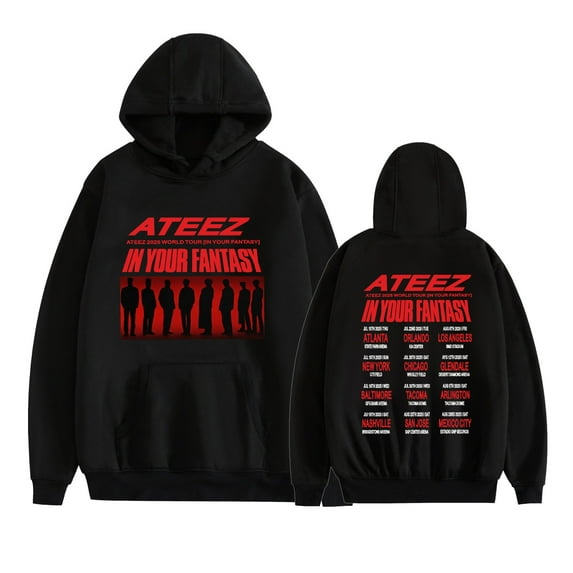 PH DOUBLE L Ateez Merch Hoodie The World EP.Fin: Will Tour Kpop Hoodies ...