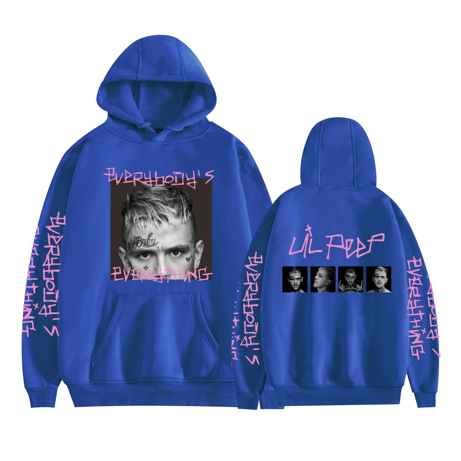 PH DOUBLE L New singer lil peep surrounding print trend series men's ...