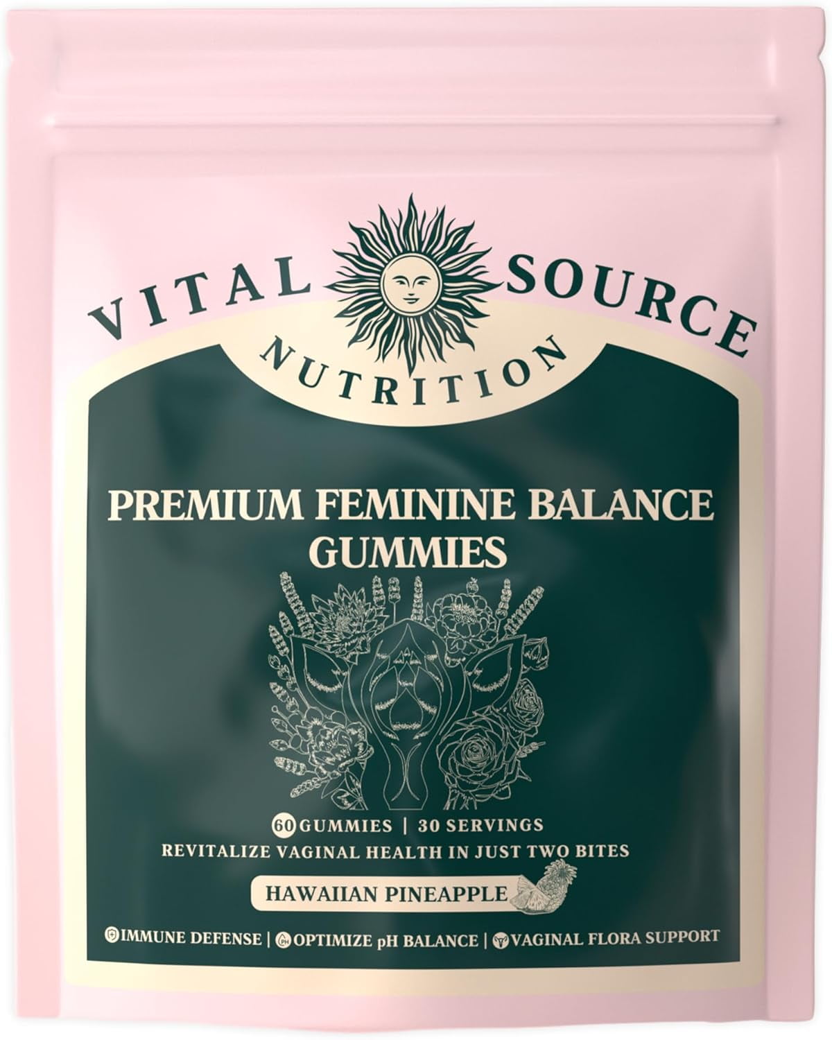 PH Gummies for Women - 1 Pack Feminine Balance, Pineapple Taste ...