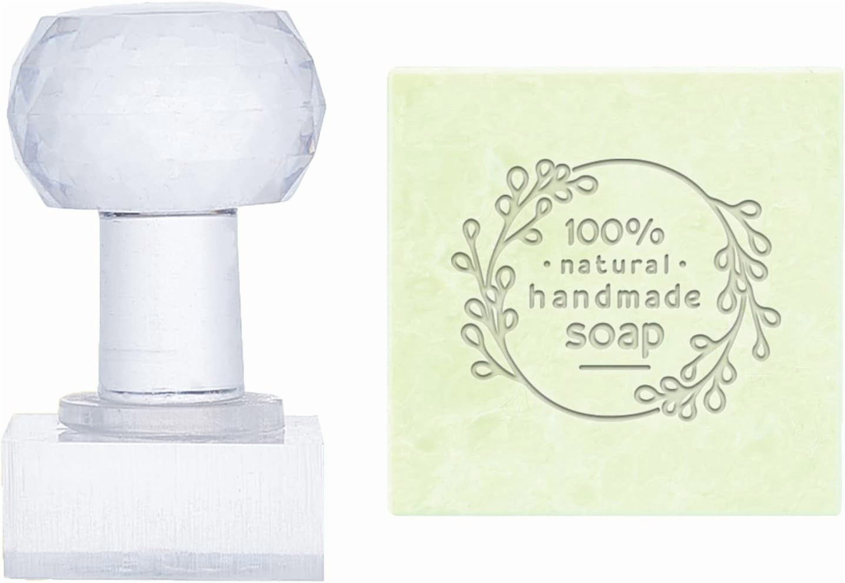 PH Handmade Soap Stamp Word Embossing Stamp with Handle Acrylic Soap ...