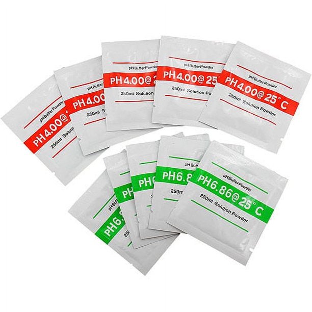 PH Meter Calibration Buffer Powder - 10 pack - Walmart Business Supplies