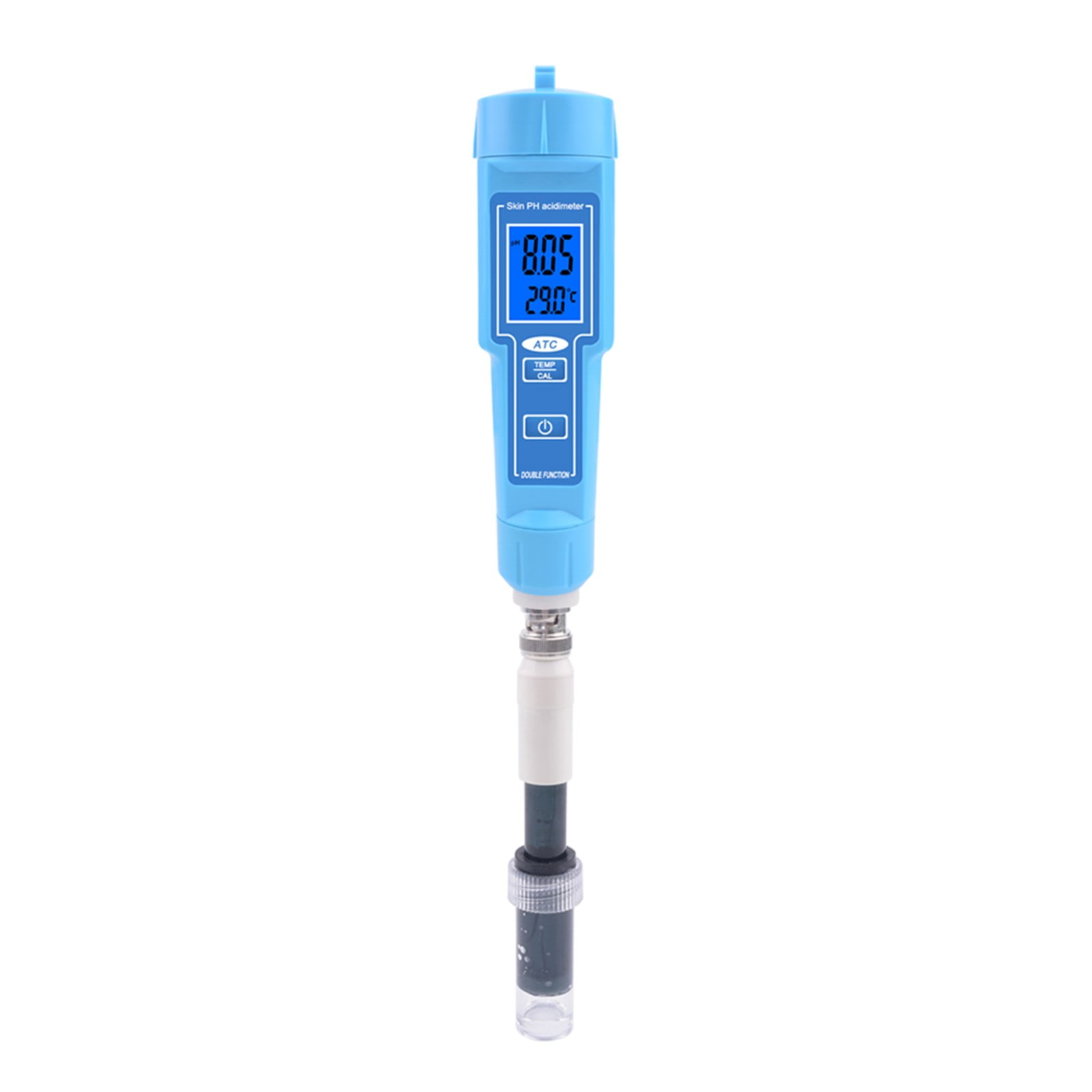 PH Meter Thermometer Pen for Food Soil Fruits Meat Lab Digital Acidity ...