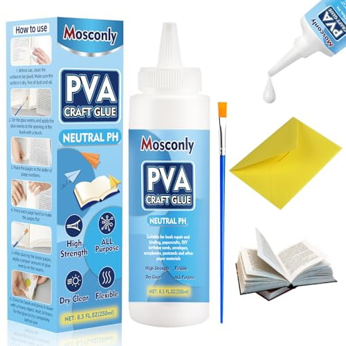 PH Neutral PVA Glue, 8.5 Oz Art Precision Craft Glue, Archival Quality ...