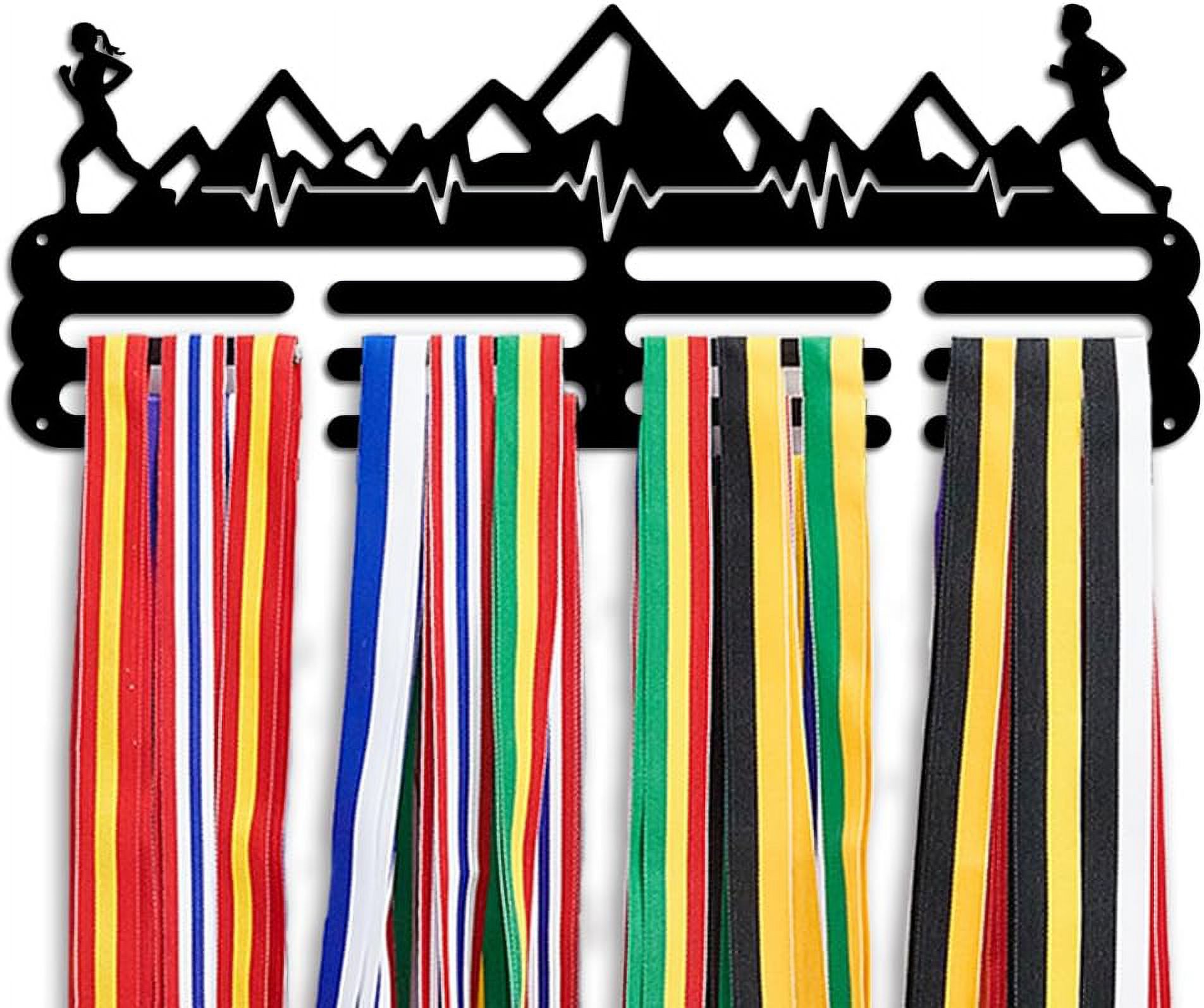 PH Running Medal Display Hanger Race Medal Hook Rack 15.7x5.9'' Wall ...
