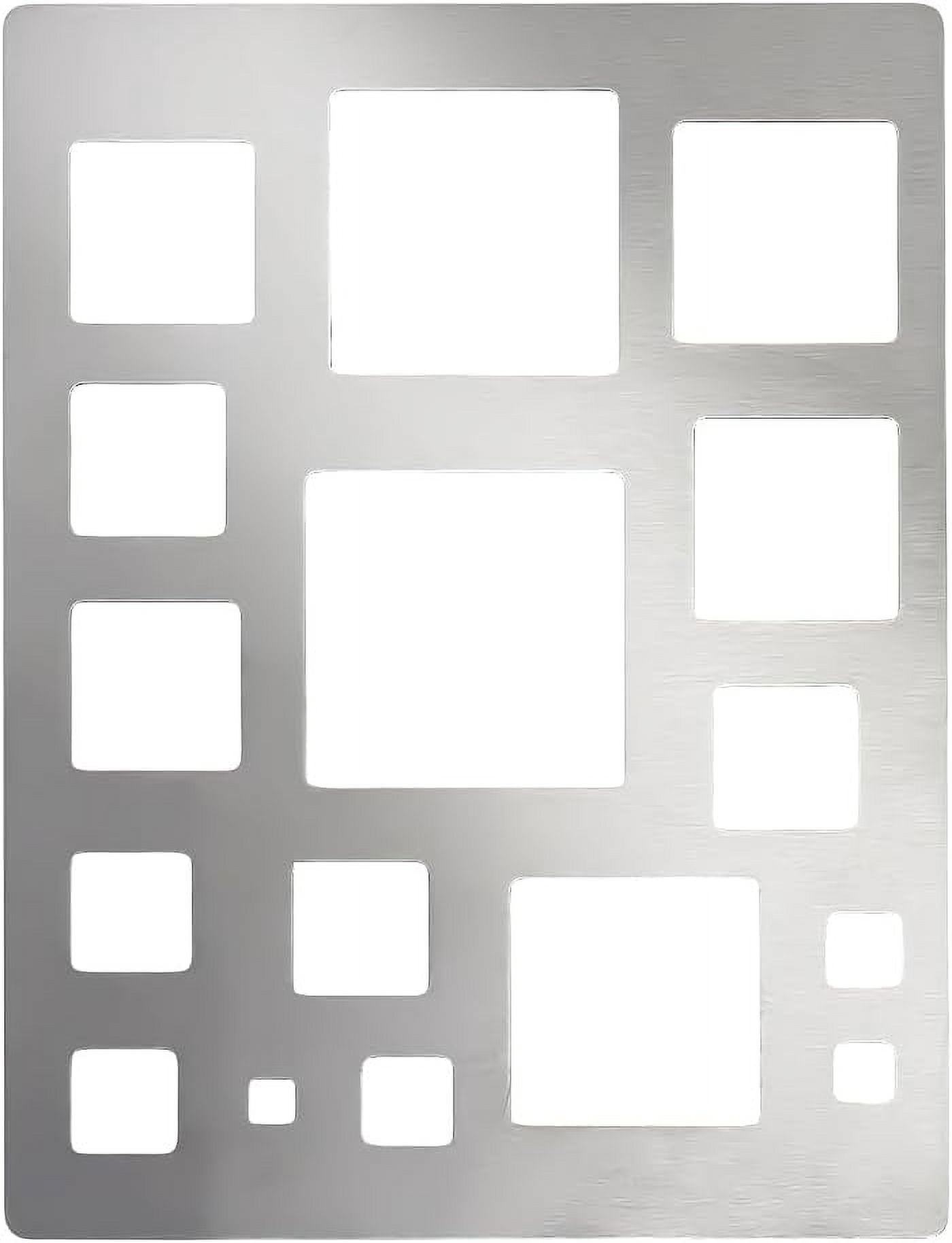 PH Square Template 304 Stainless Steel Drafting Stencil Metal Stencil ...