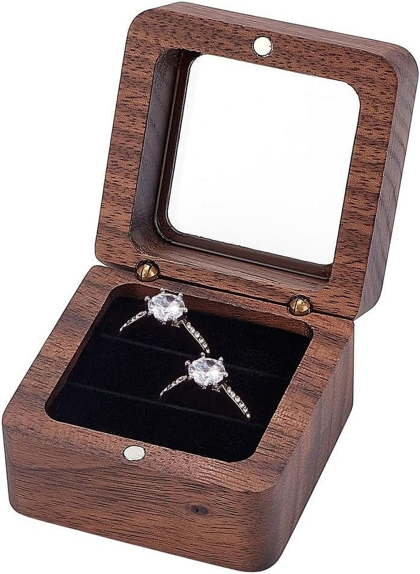 PH Wood Square Ring Box 2.17