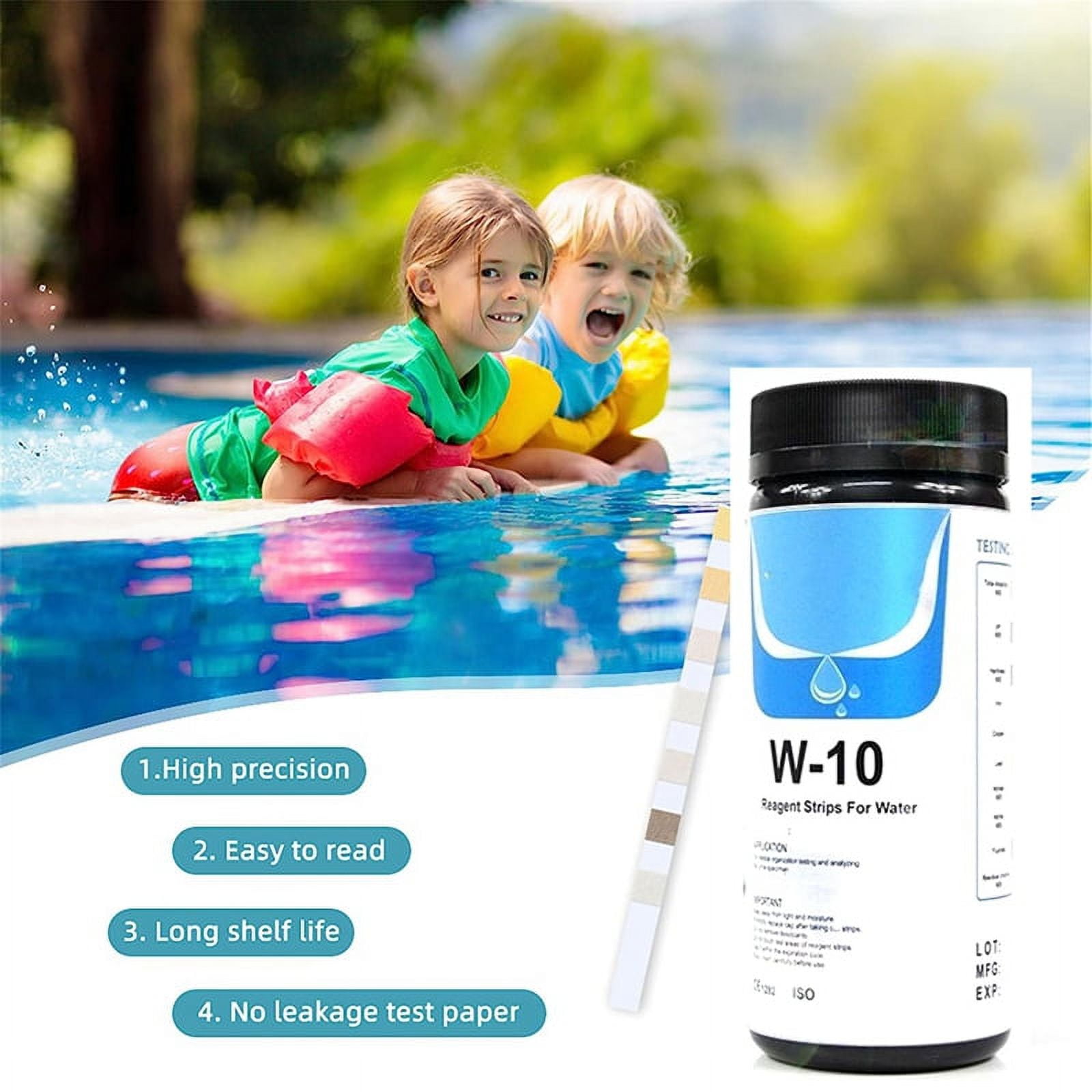 PH and Chlorine 10 In 1, Water Test Paper Swimming Pool, Spa, Aquarium ...