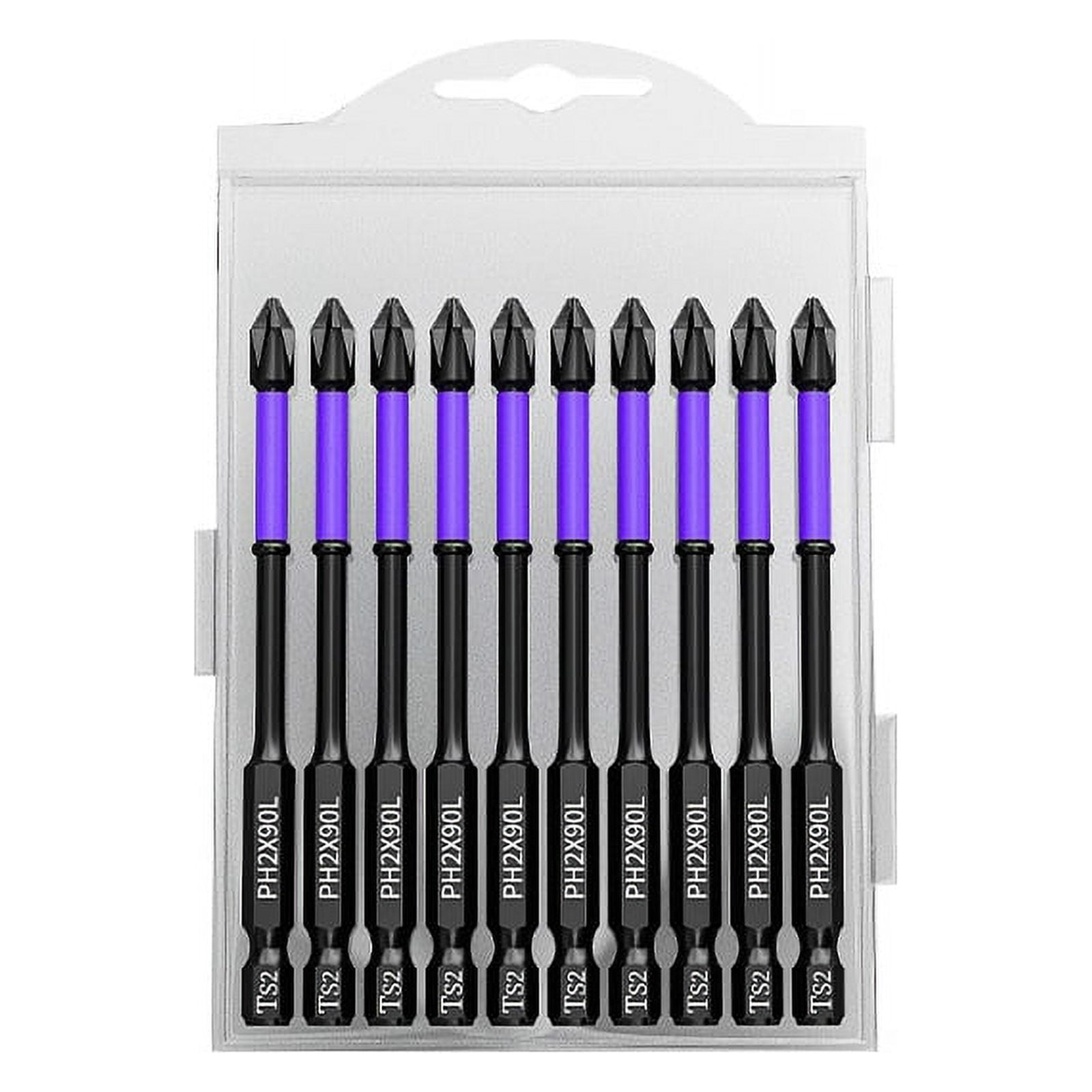 PH2 Magnetic Batch Crosses Screwdriver Impact Drill Bit Screw 90mm Non ...