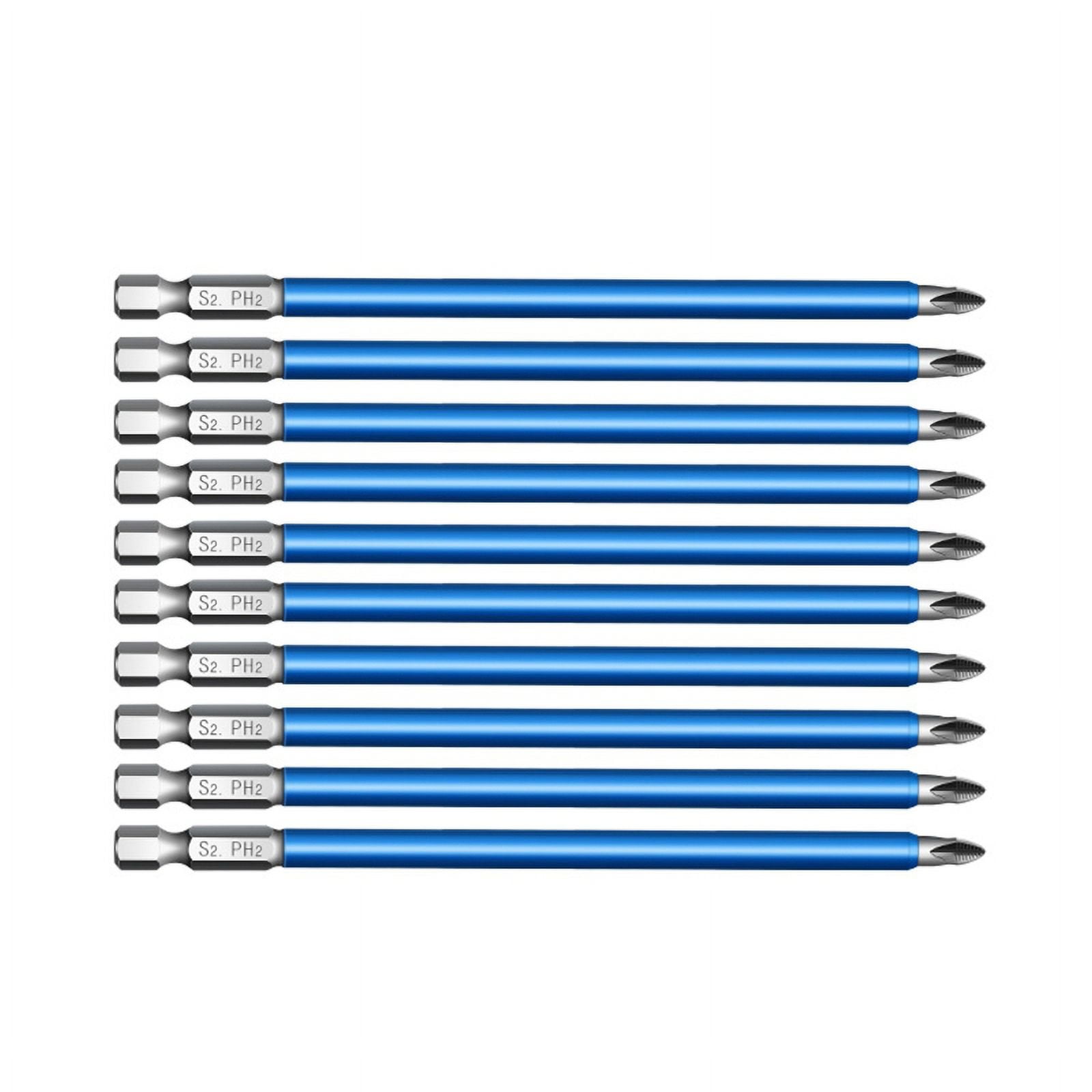 PH2 Magnetic Screwdriver Bit Set Hex Shank for Head Drive Bit for Anti ...