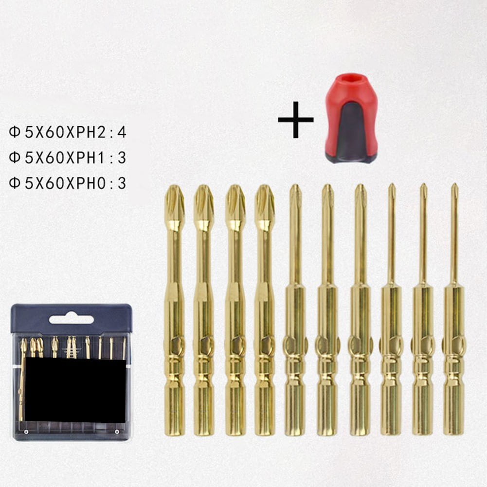 PH2 PH1 PH0 5mm Shank Screwdriver Bit Set Magnetic for 801 Cross Screwdriver - Walmart.com