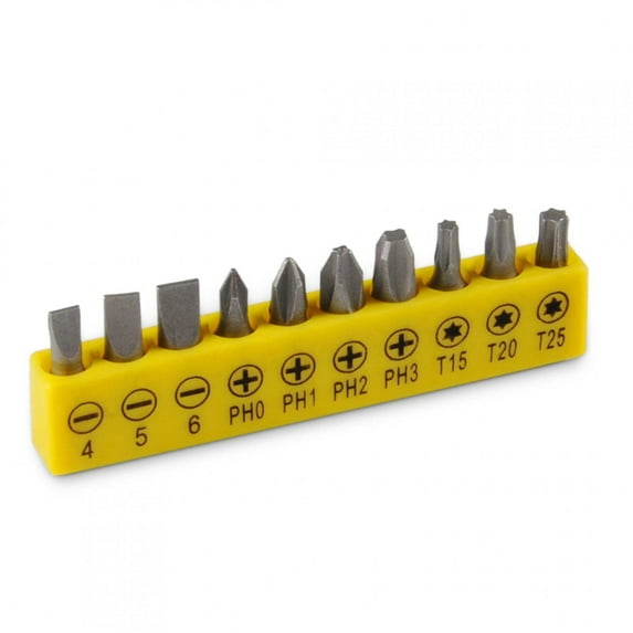 PH4# Metric Short Screwdriver Bit Combination Set with Screw Drill Bit ...