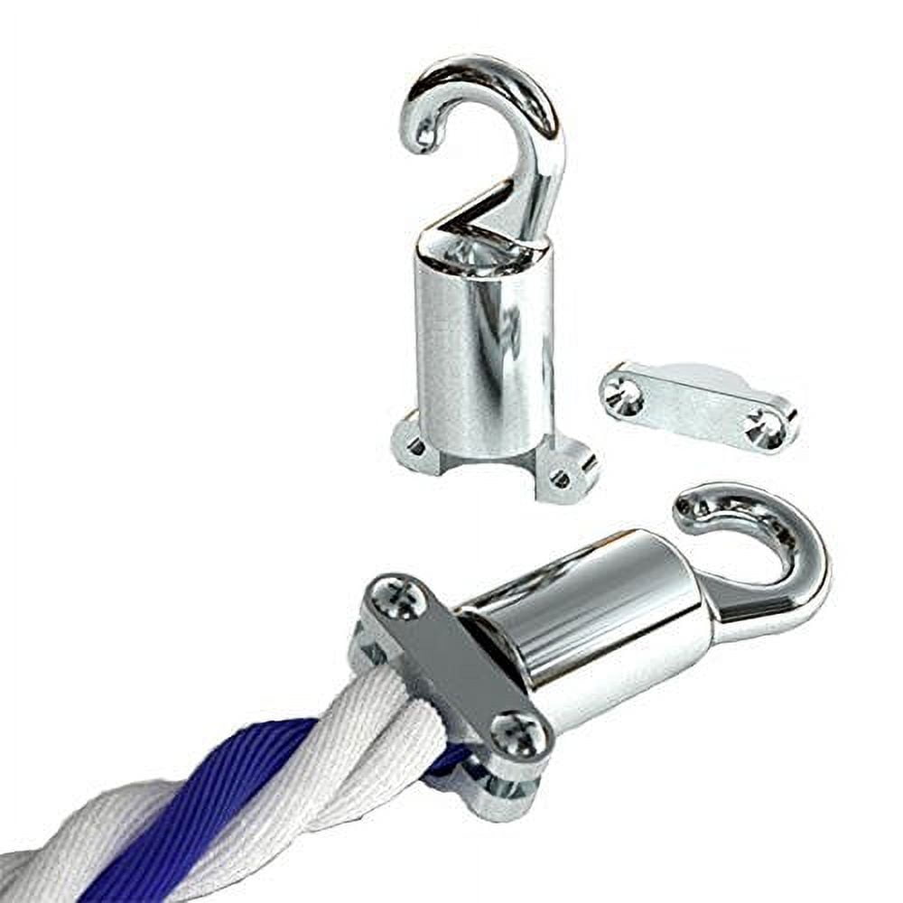 PH53 Chrome Plated 3/4 Inch Rope Hook - Cleat Type - Walmart.com