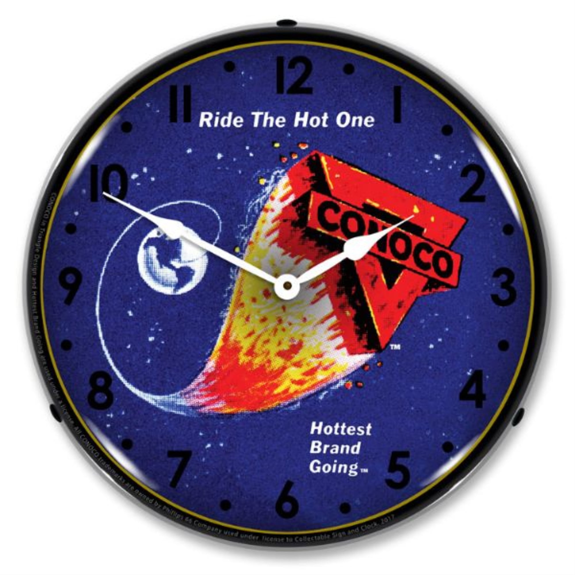 PH661702725 Conoco The Hottest Brand Going clock - Made in USA ...