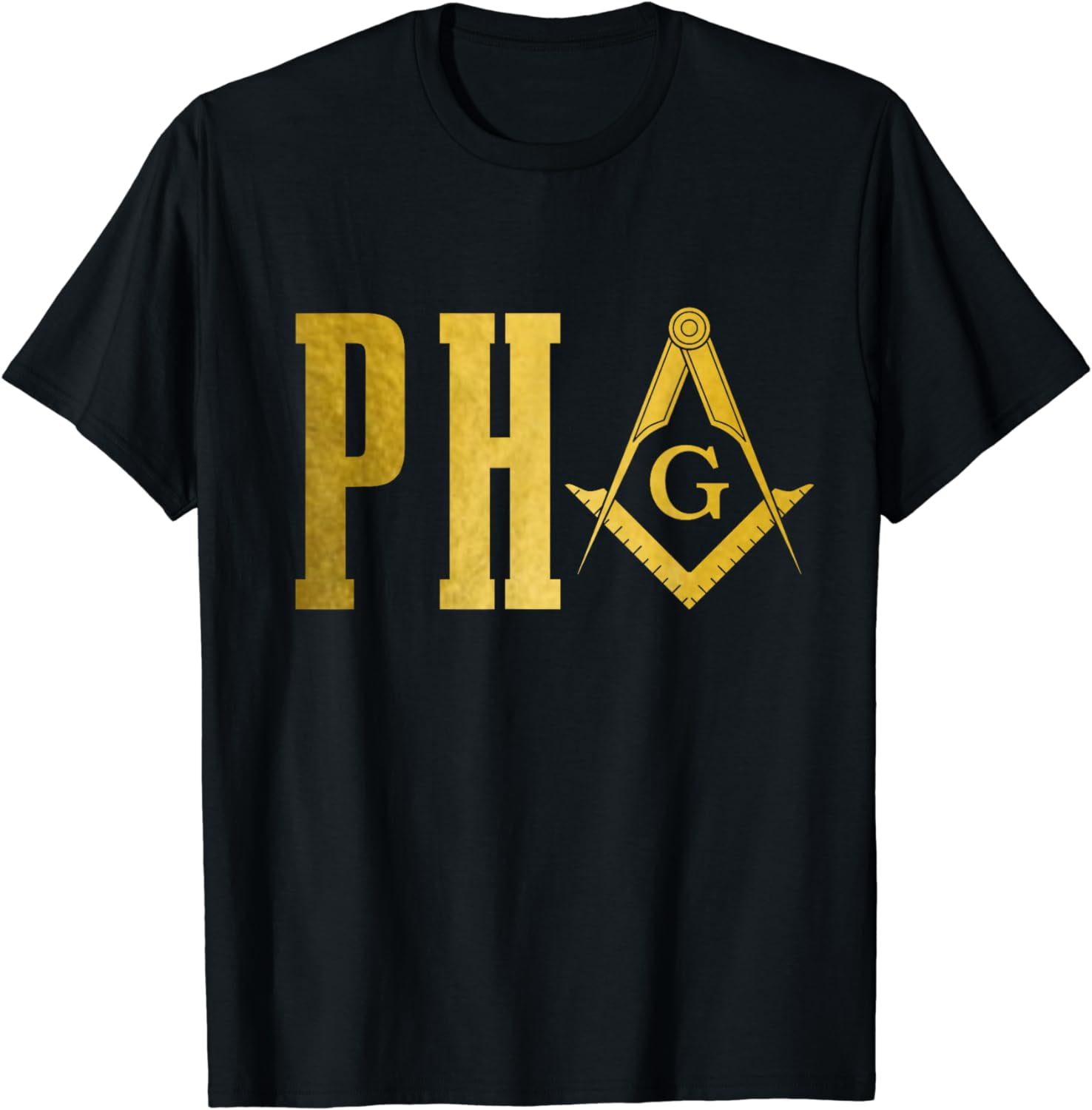 PHA Prince Hall Mason Freemason Masonic Square & Compass T-Shirt ...