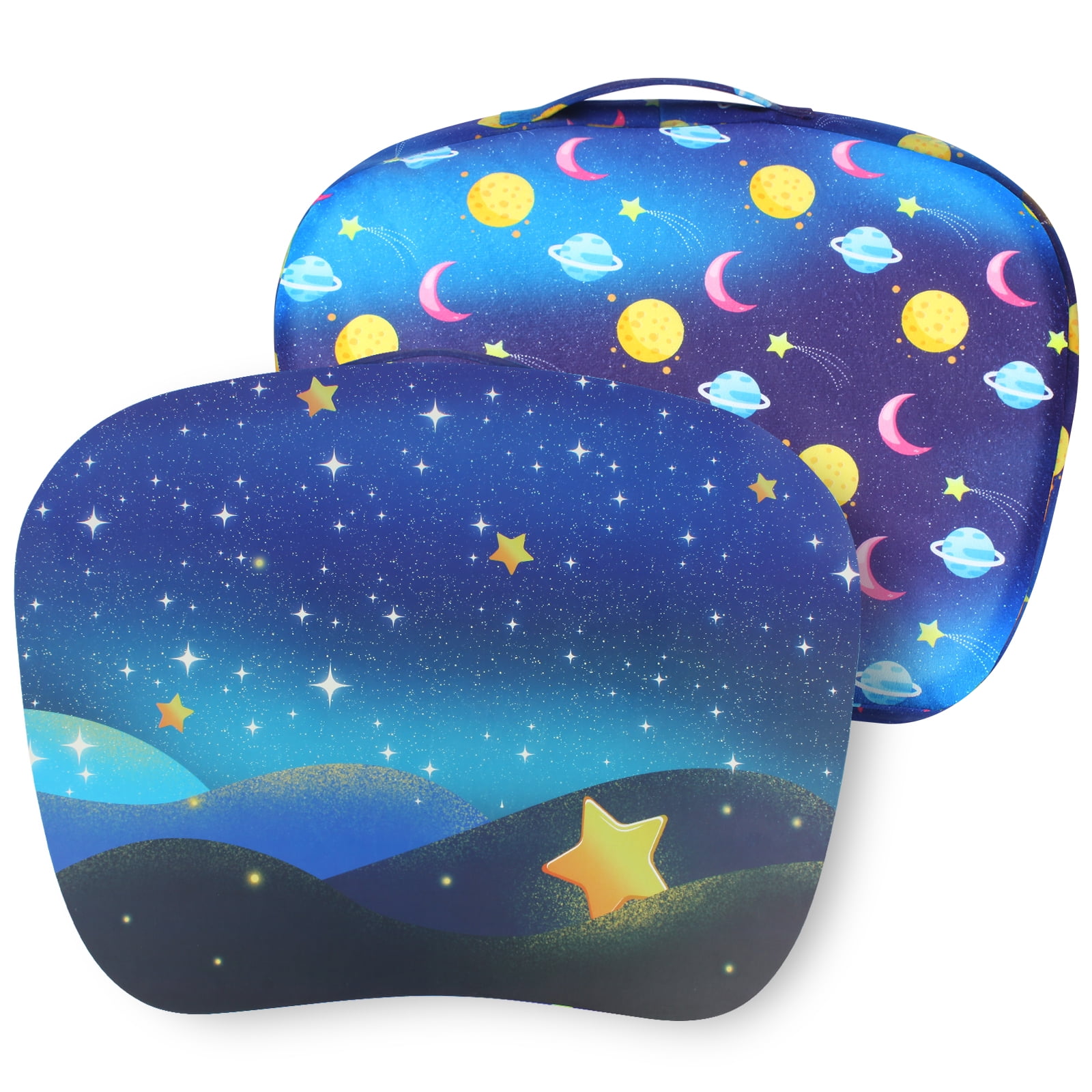 PHANCIR 17" x 13" Kid Lap Desk Starry Sky Style, Lightweight Soft Touch ...