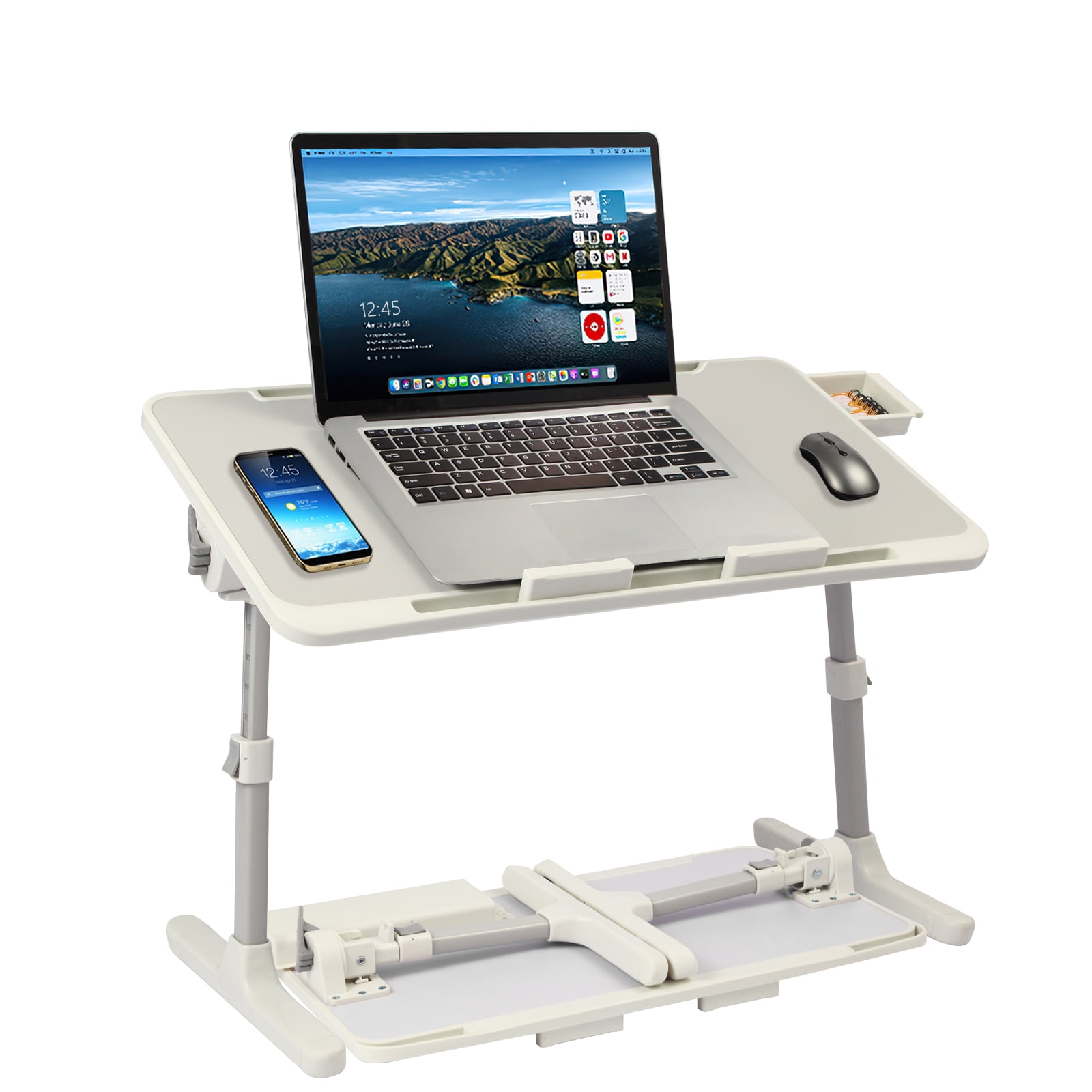 "PHANCIR 22"" Folding Portable Study Lap Desk for Bed/Couch, Adjustable ...